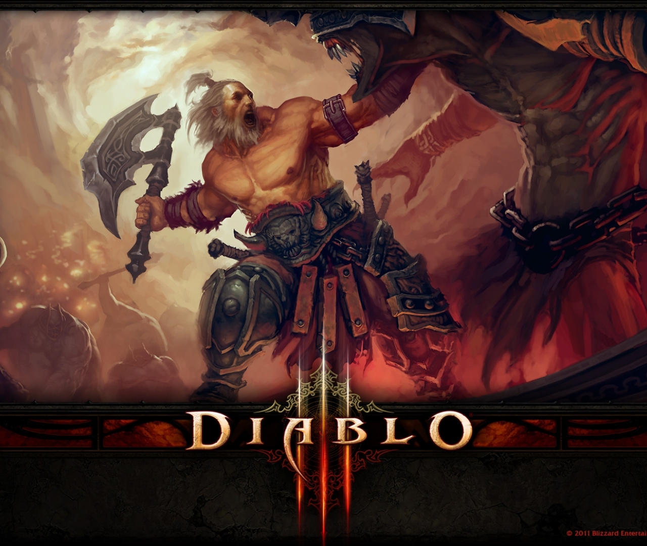 1280x1080 Resolution diablo, barbarian, axe 1280x1080 Resolution ...