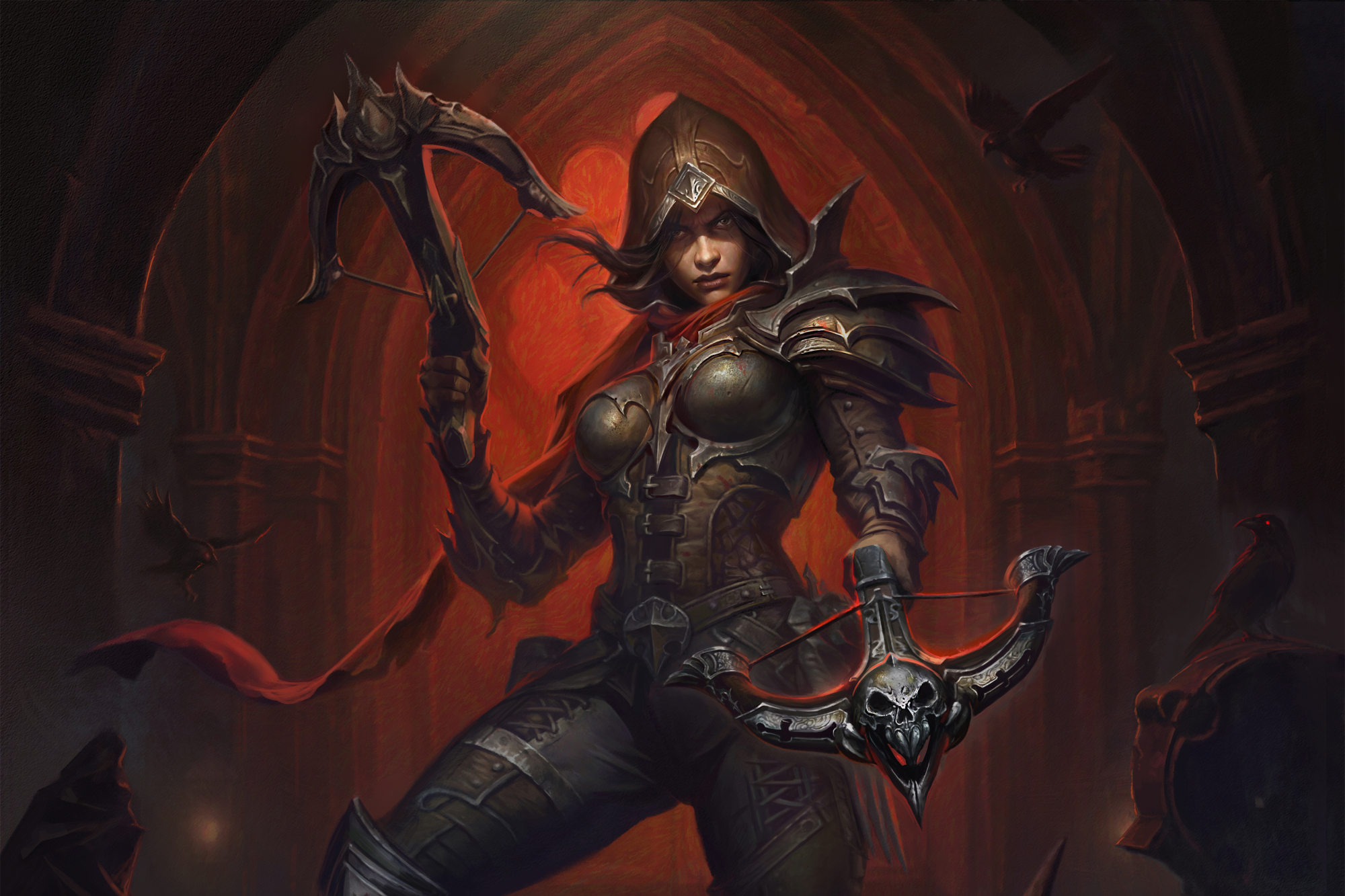 2000x1333 Resolution Diablo Immortal HD Demonhunter Female 2000x1333 ...