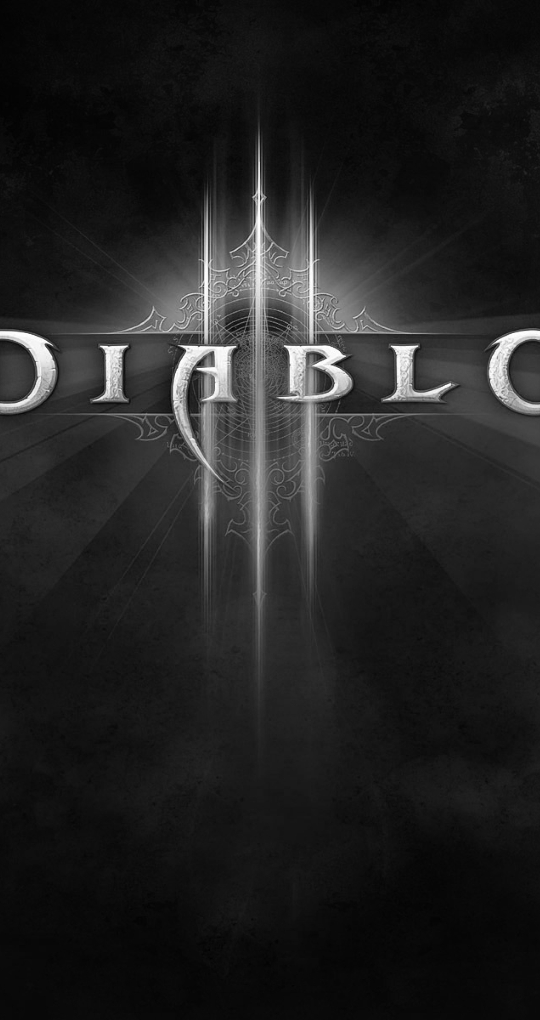 1082x2042 Resolution diablo, name, black and white 1082x2042 Resolution ...