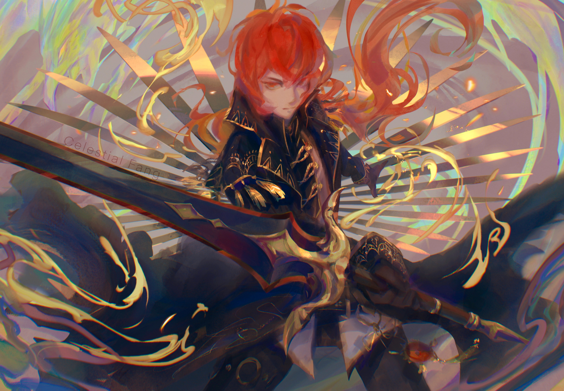 1893x1313 Diluc FanArt Genshin Impact 1893x1313 Resolution Wallpaper ...
