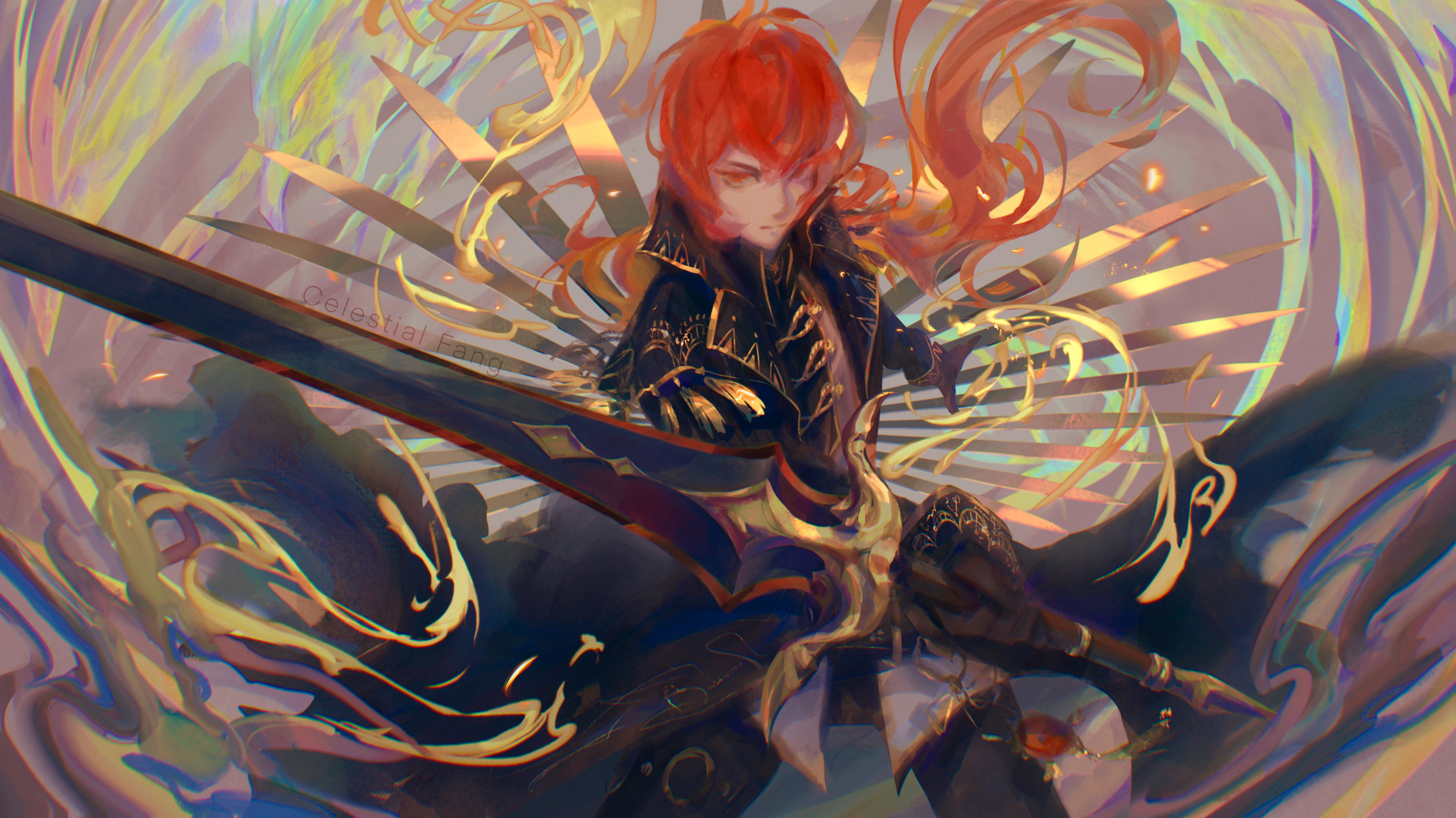 2026x1139 Resolution Diluc FanArt Genshin Impact 2026x1139 Resolution ...