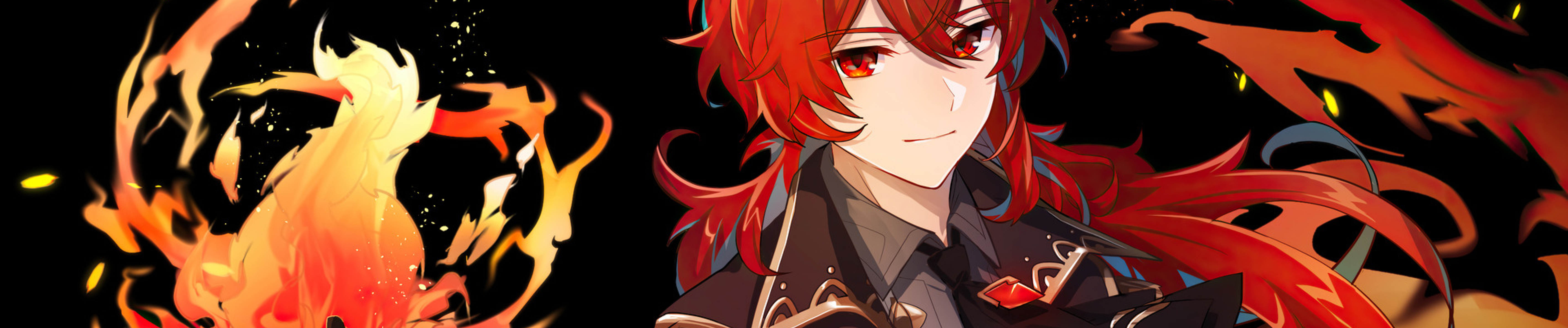 6880x1440 Resolution Diluc Genshin Impact Digital Art 6880x1440 ...