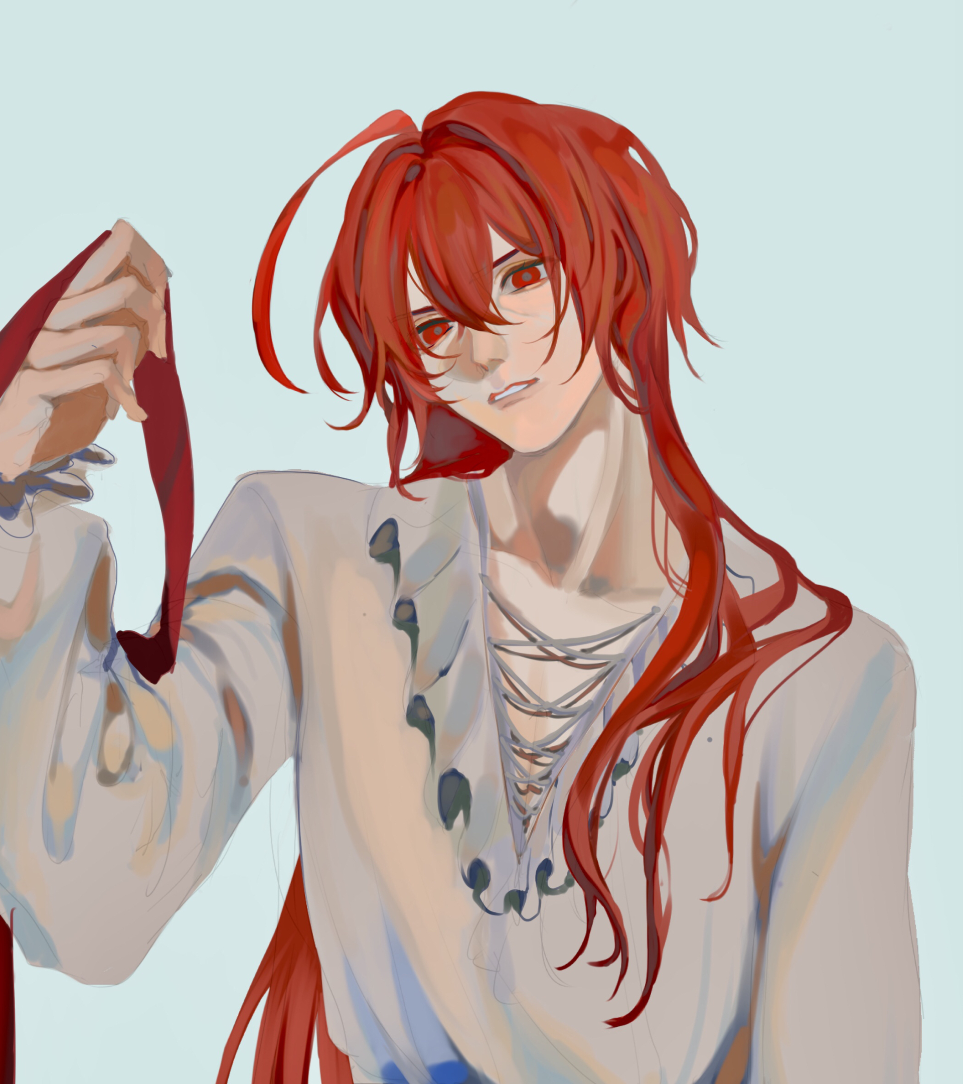 1920x2160 Resolution Diluc Genshin Impact Drawing 1920x2160 Resolution ...