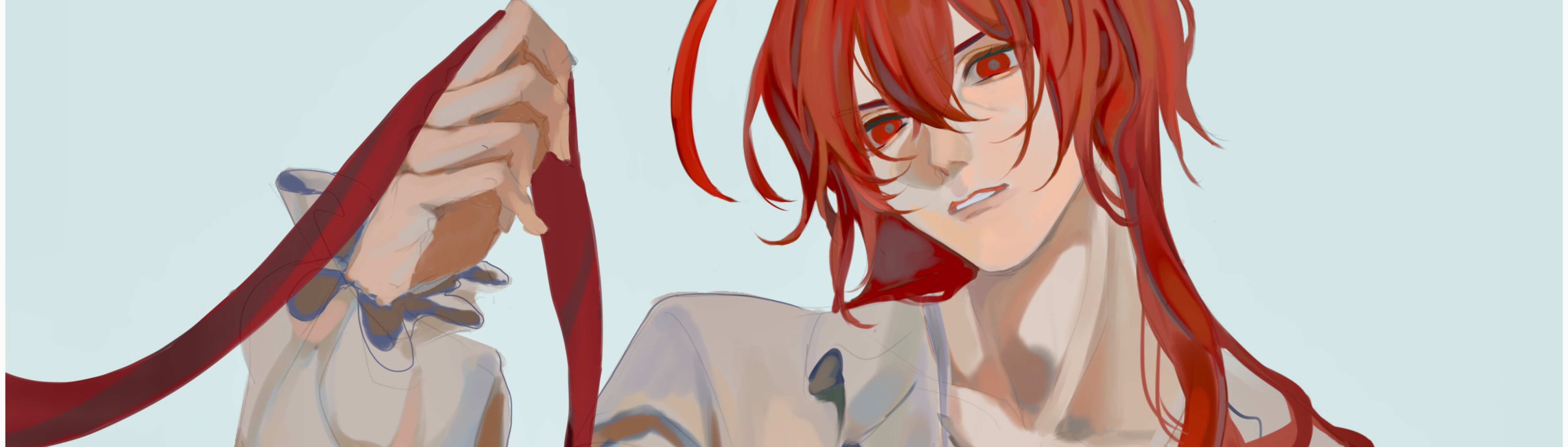 5120x1460 Resolution Diluc Genshin Impact Drawing 5120x1460 Resolution ...