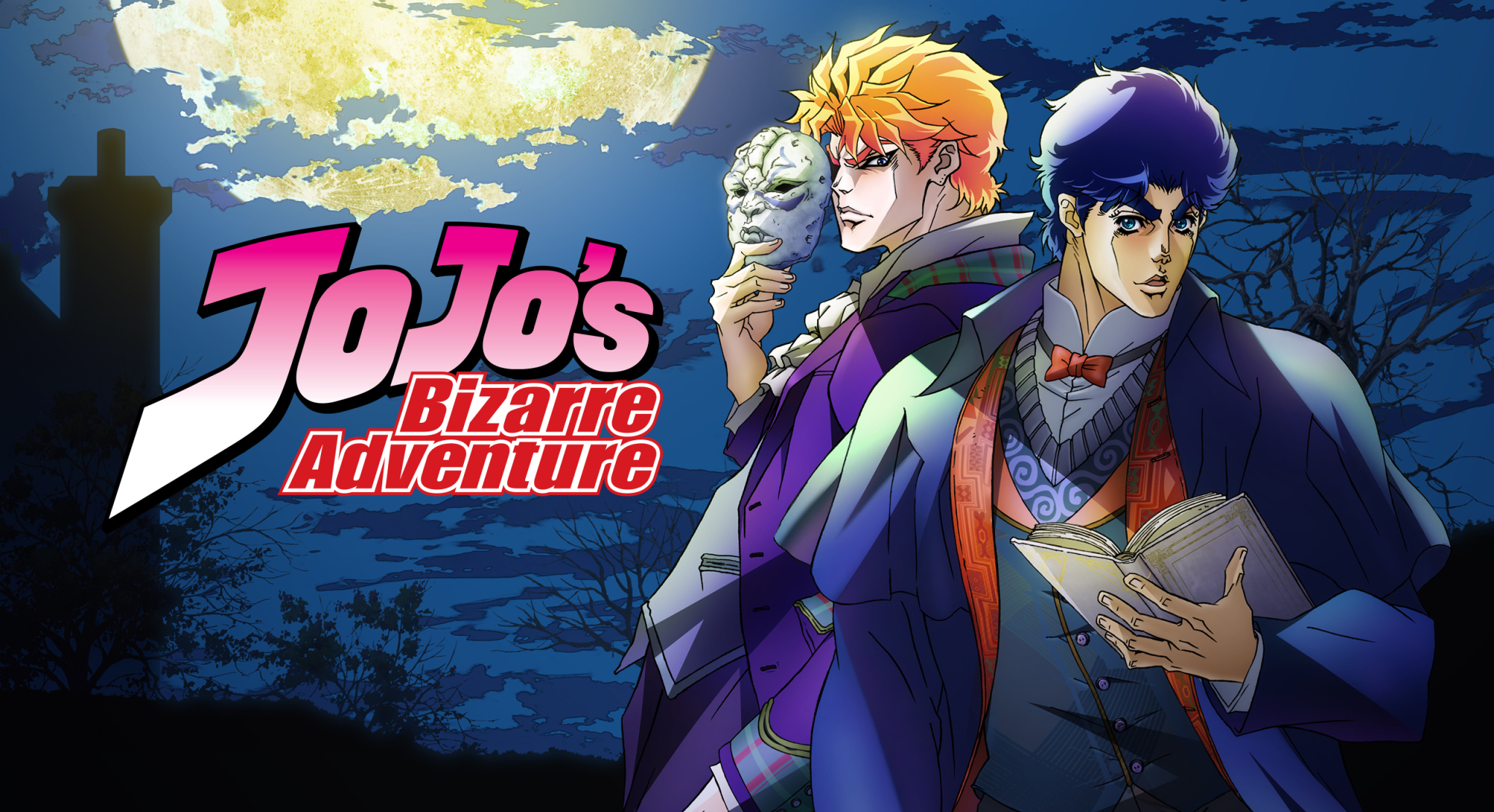 2048x1114 Resolution Dio Brando and Jonathan Joestar Jojo's Bizarre ...