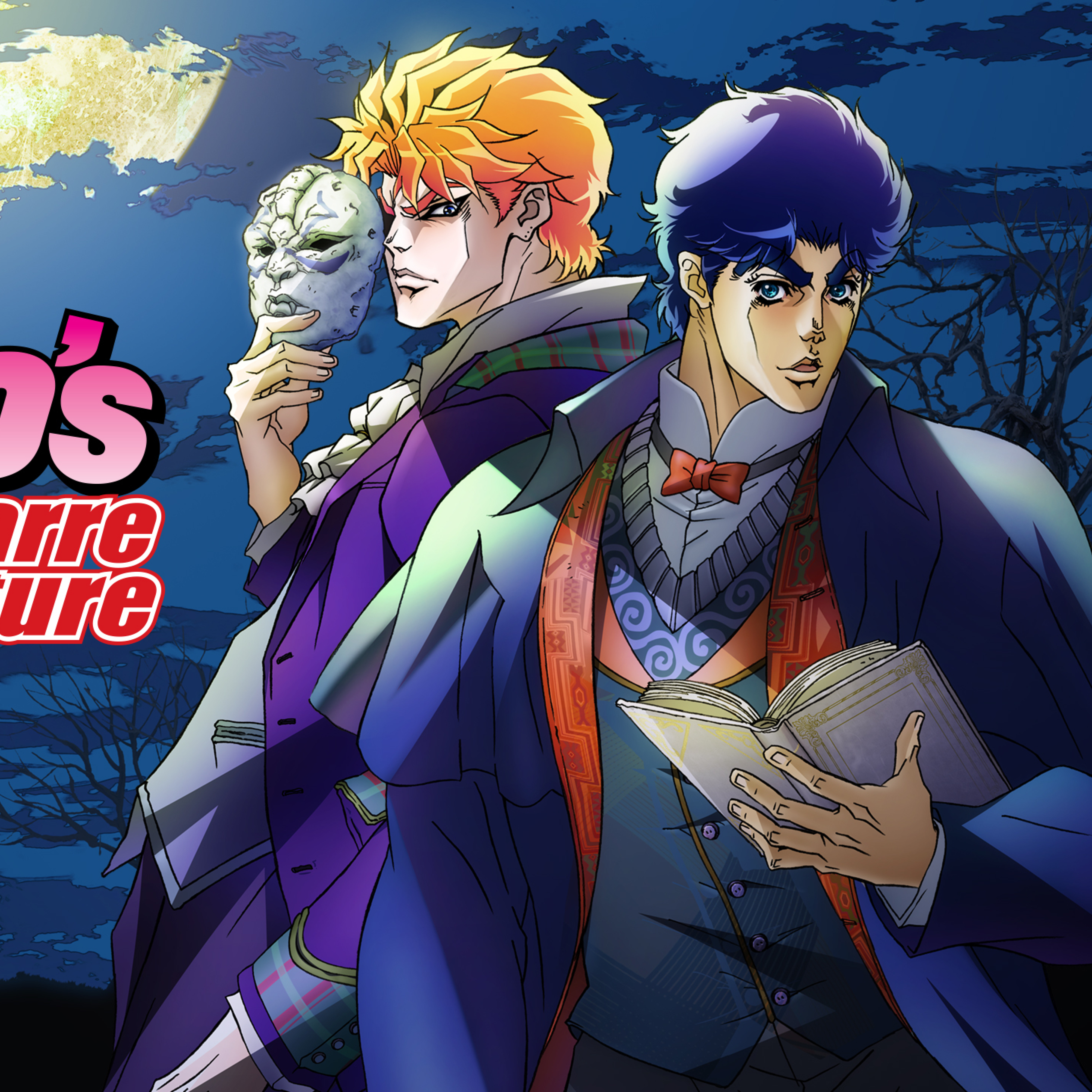 4000x4000 Resolution Dio Brando and Jonathan Joestar Jojo's Bizarre ...
