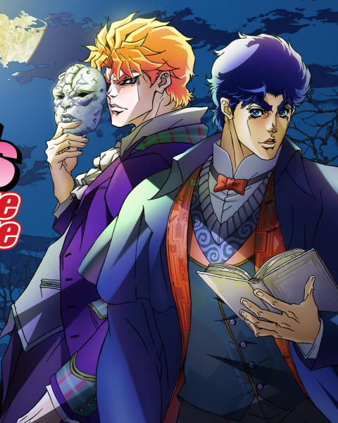 480x600 Resolution Dio Brando and Jonathan Joestar Jojo's Bizarre ...