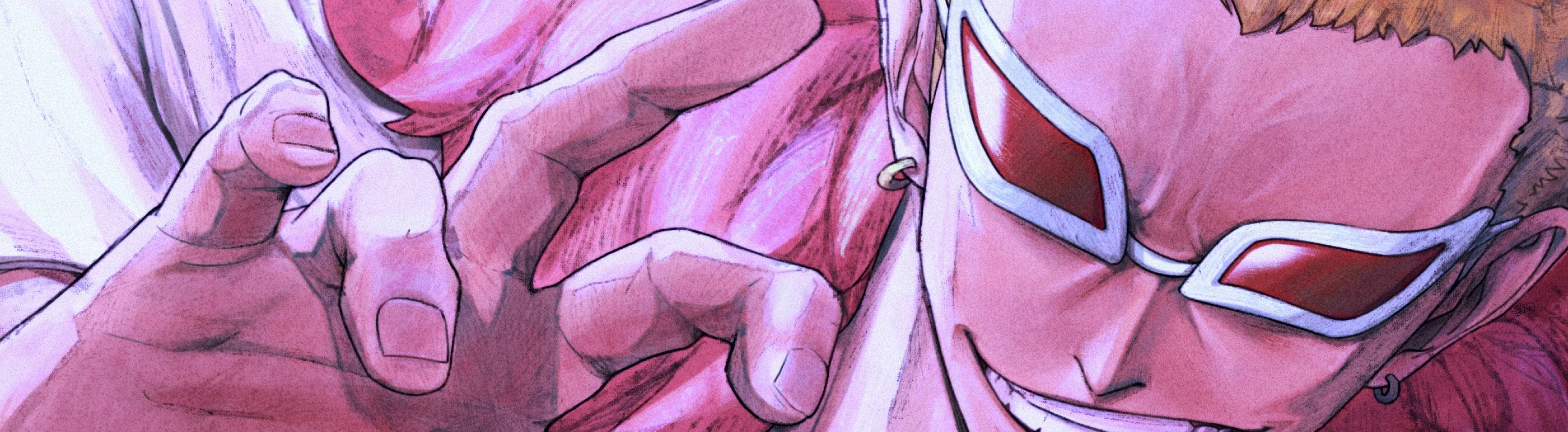 5220x1440 Resolution Donquixote Doflamingo Digital Art One Piece HD ...