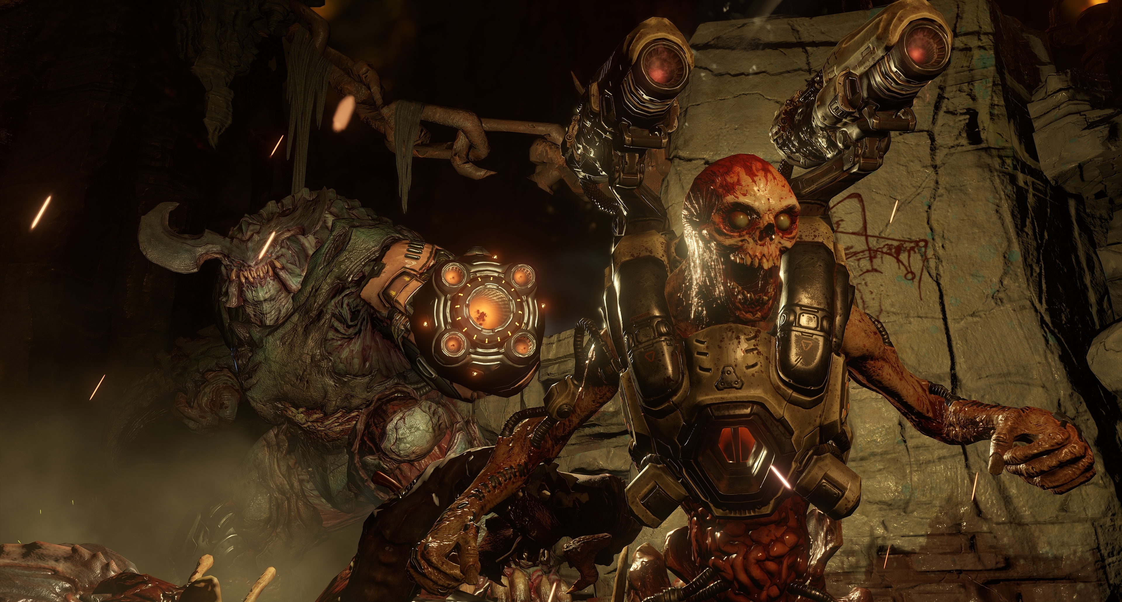 3840x2060 doom 4, cyberdemon, characters 3840x2060 Resolution Wallpaper ...
