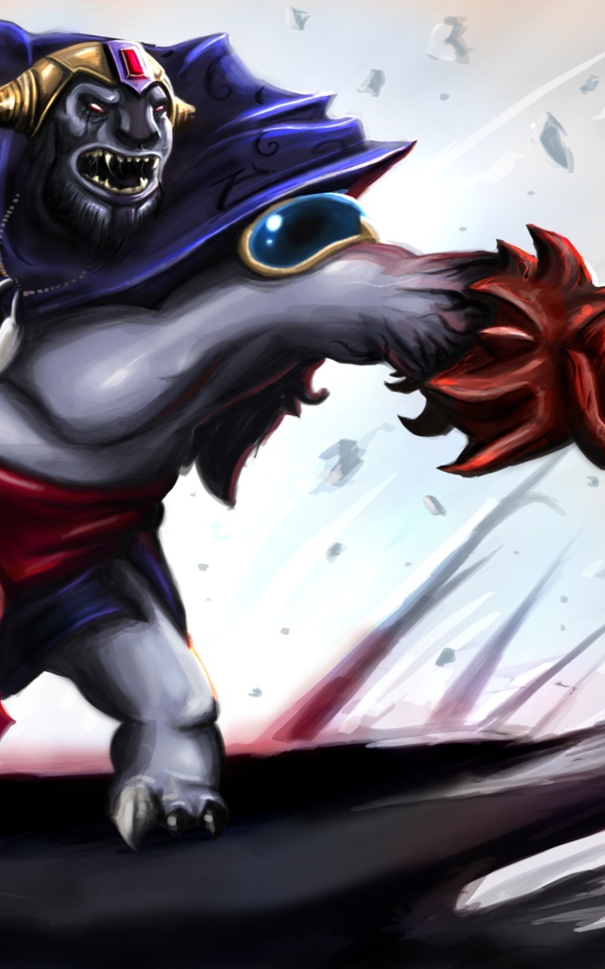 1200x1920 dota 2, art, lion 1200x1920 Resolution Wallpaper, HD Games 4K ...