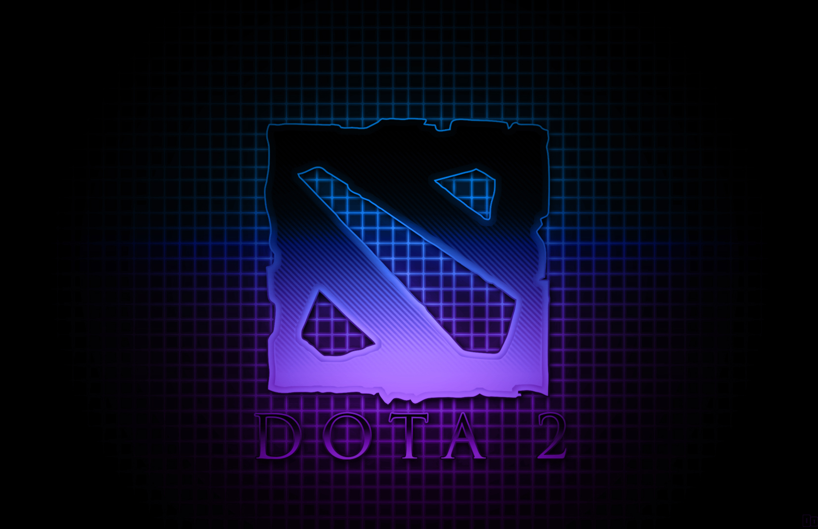 1676x1085 Resolution dota 2, logo, neon 1676x1085 Resolution Wallpaper ...
