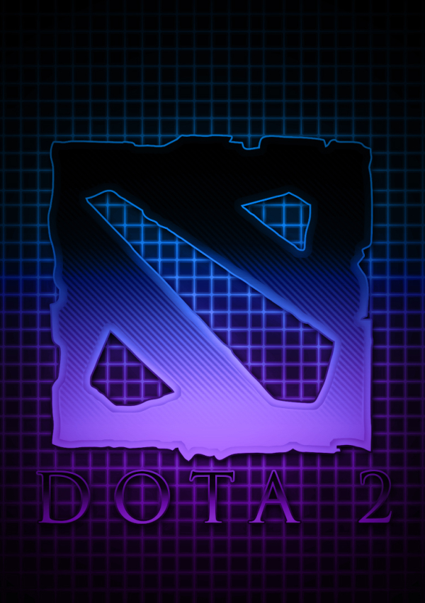 600x851 Resolution dota 2, logo, neon 600x851 Resolution Wallpaper ...