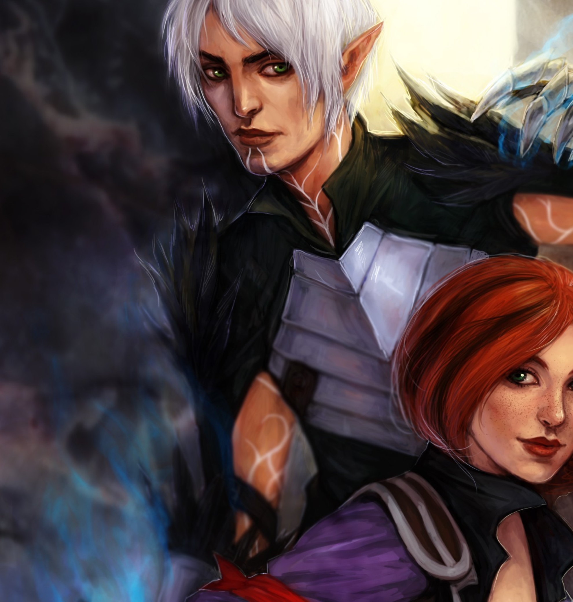 1980x2080 Resolution Dragon Age Hawke Fenris 1980x2080 Resolution ...