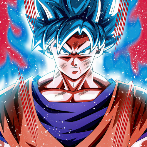 500x500 Resolution Dragon Ball HD Goku Super Saiyan Blue 500x500 ...