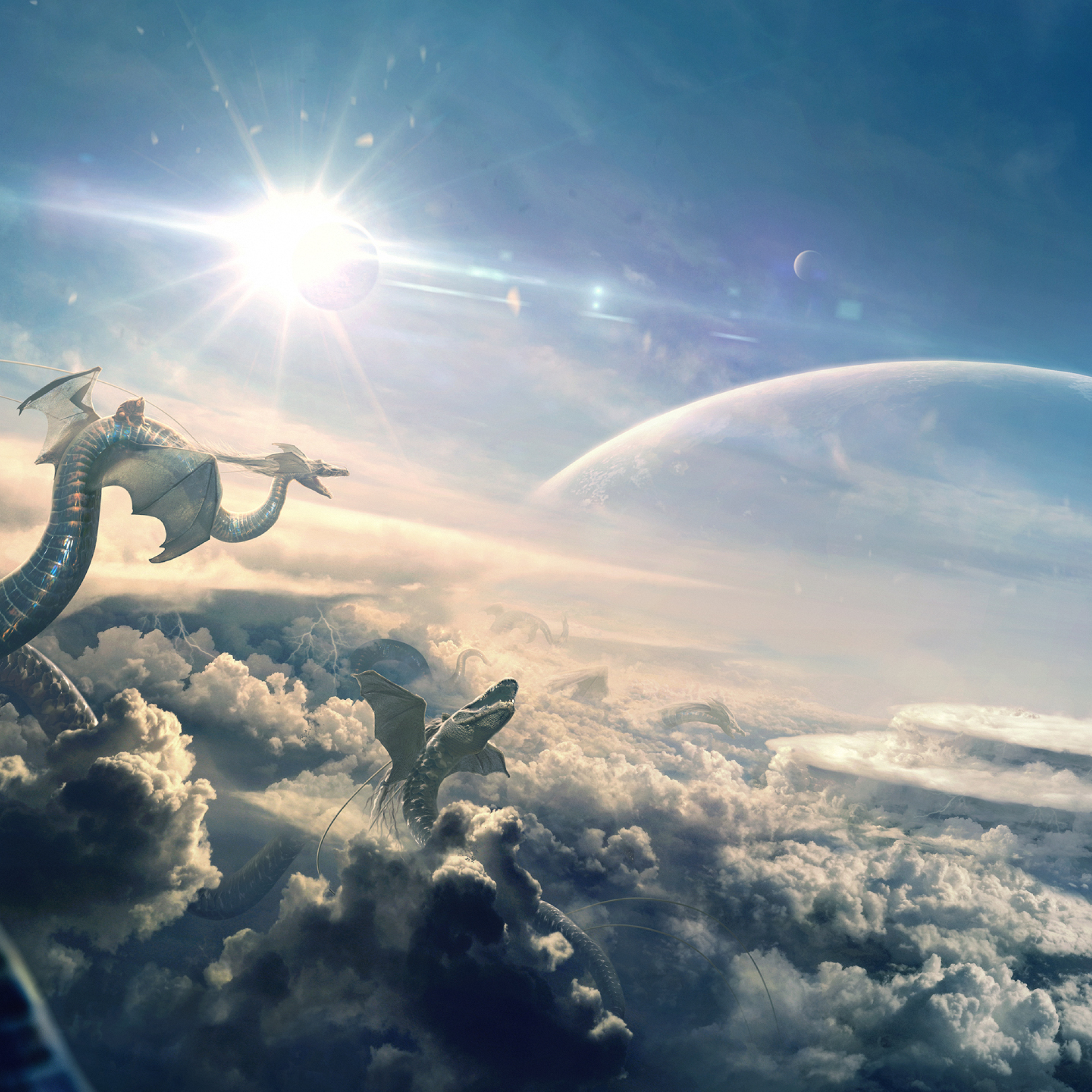 2000x2000 Resolution Dragon Flight Eclipse 2000x2000 Resolution ...