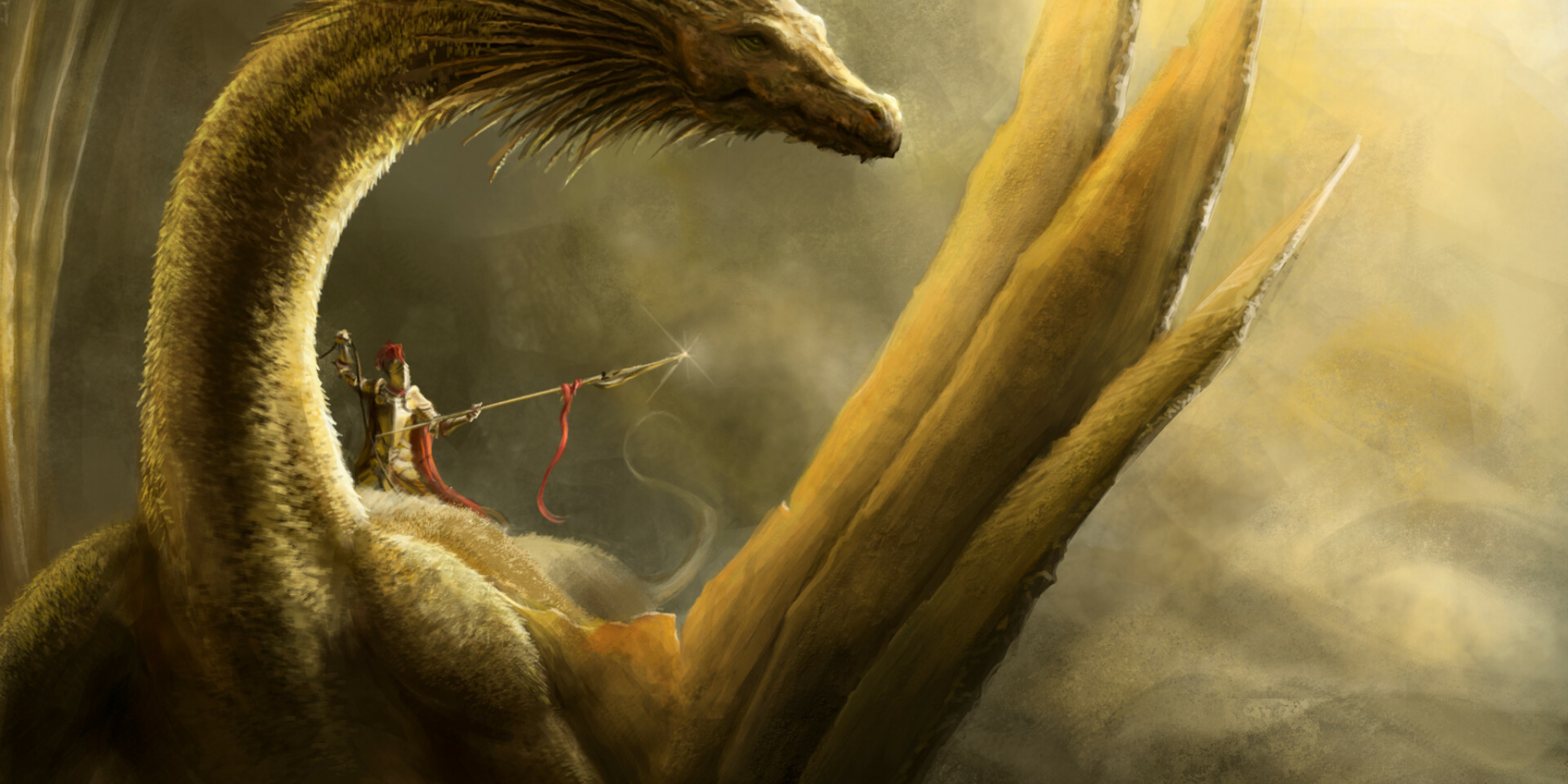 2048x1024 Dragon Ride Concept Art 2048x1024 Resolution Wallpaper, HD ...