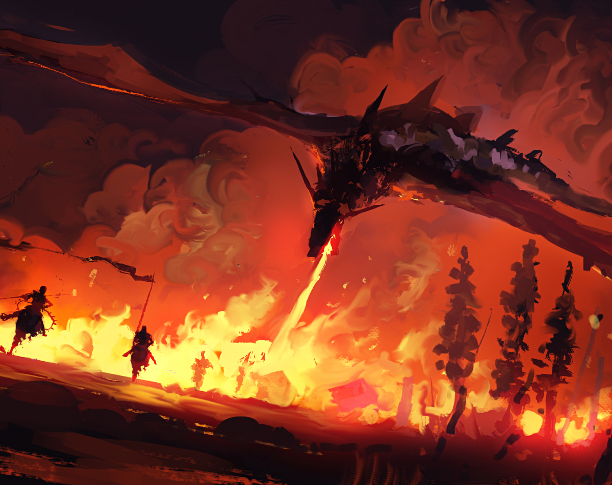 1200x952 Resolution Dragon Throwing Fire 1200x952 Resolution Wallpaper ...