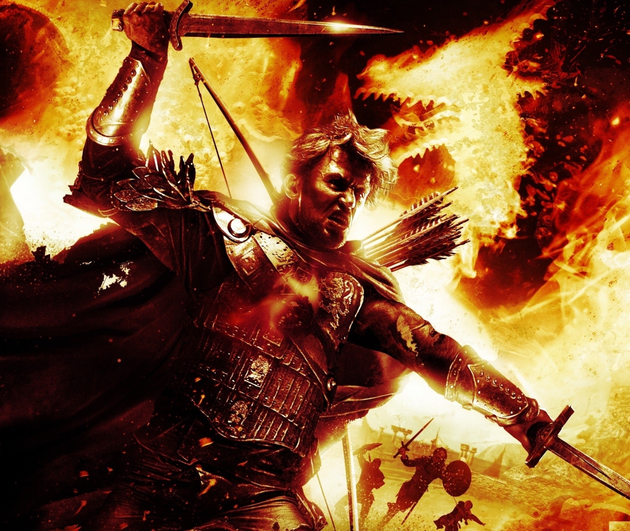 1280x1080 Resolution dragons dogma, sword, fire 1280x1080 Resolution ...