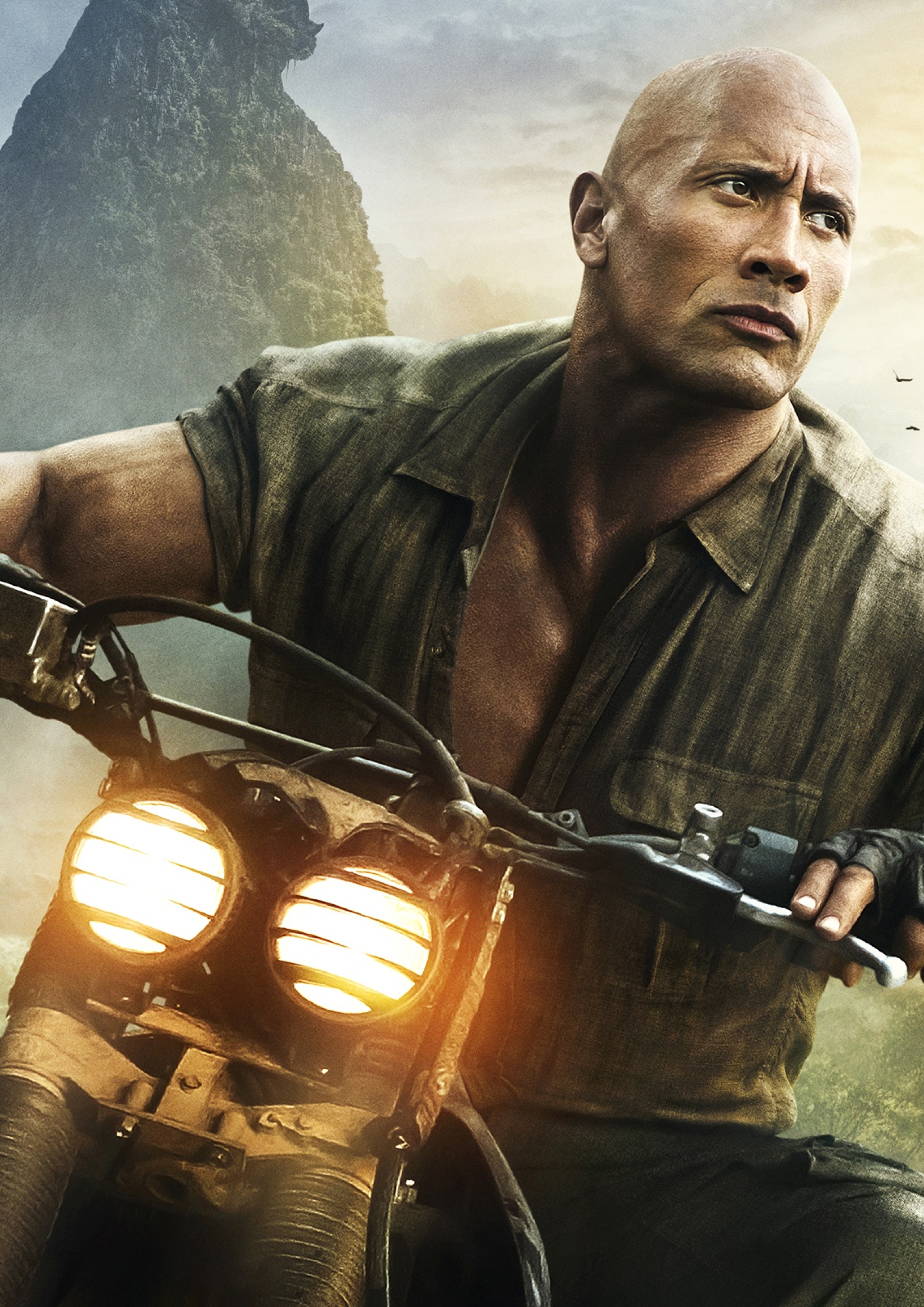 2480x3508 Resolution Dwayne Johnson AKA The Rock Jumanji Welcome to the ...