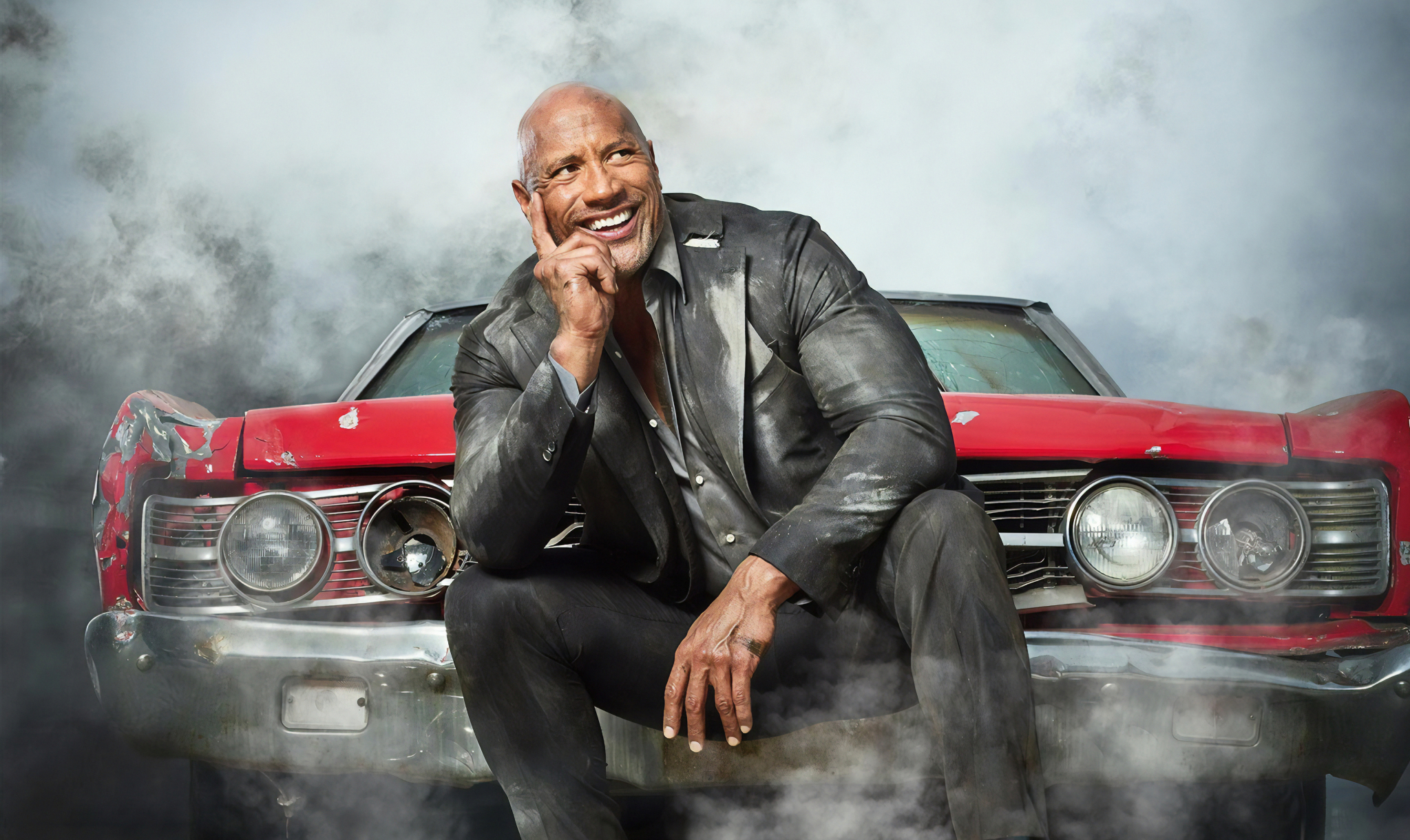 2048x1220 Dwayne Johnson as Luke Hobbs In Fast & Furious 2048x1220 ...