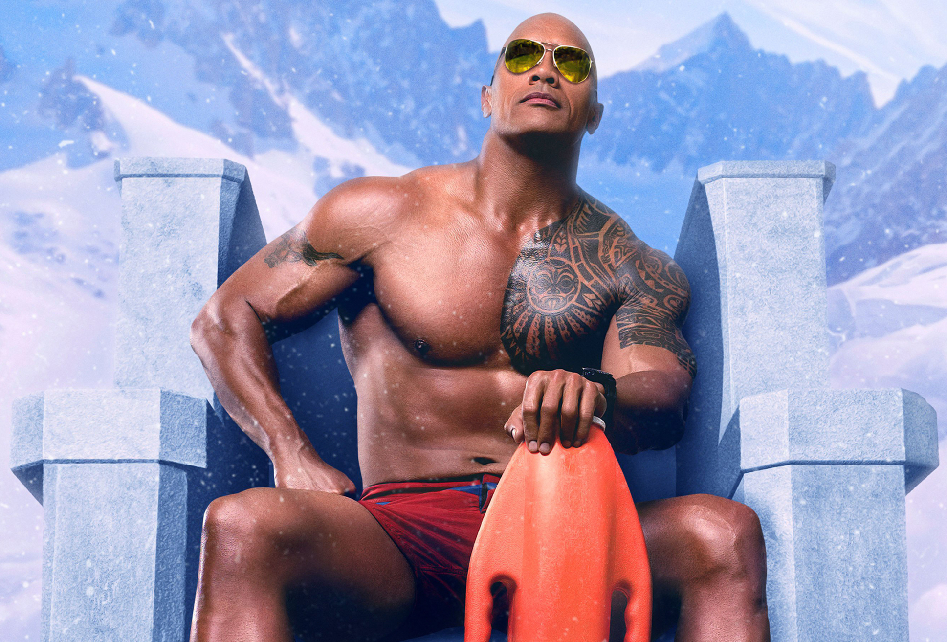 1937x1313 Dwayne Johnson Baywatch 1937x1313 Resolution Wallpaper, HD ...