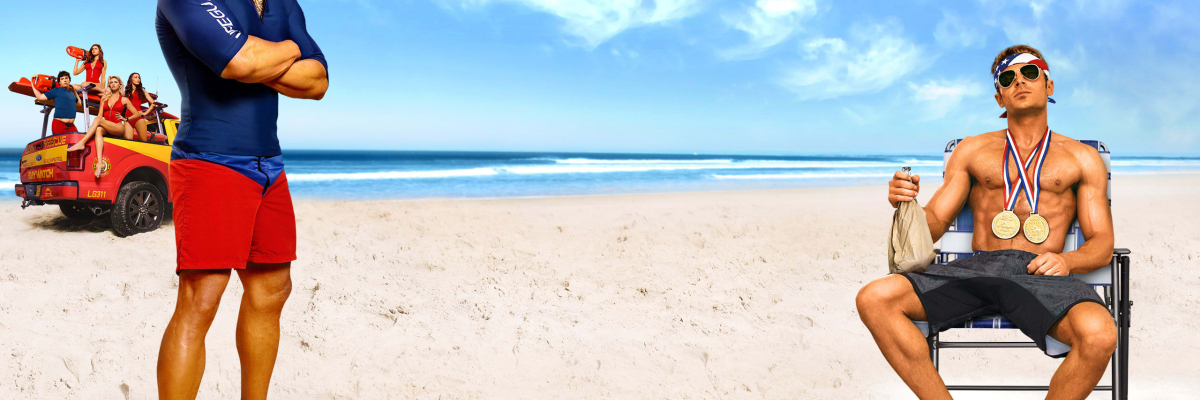 1200x400 Dwayne 'The Rock' Johnson And Zac Efron In Baywatch Movie ...