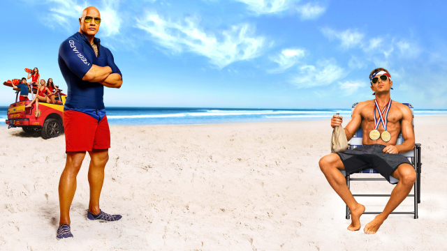 640x360 Dwayne 'The Rock' Johnson And Zac Efron In Baywatch Movie ...