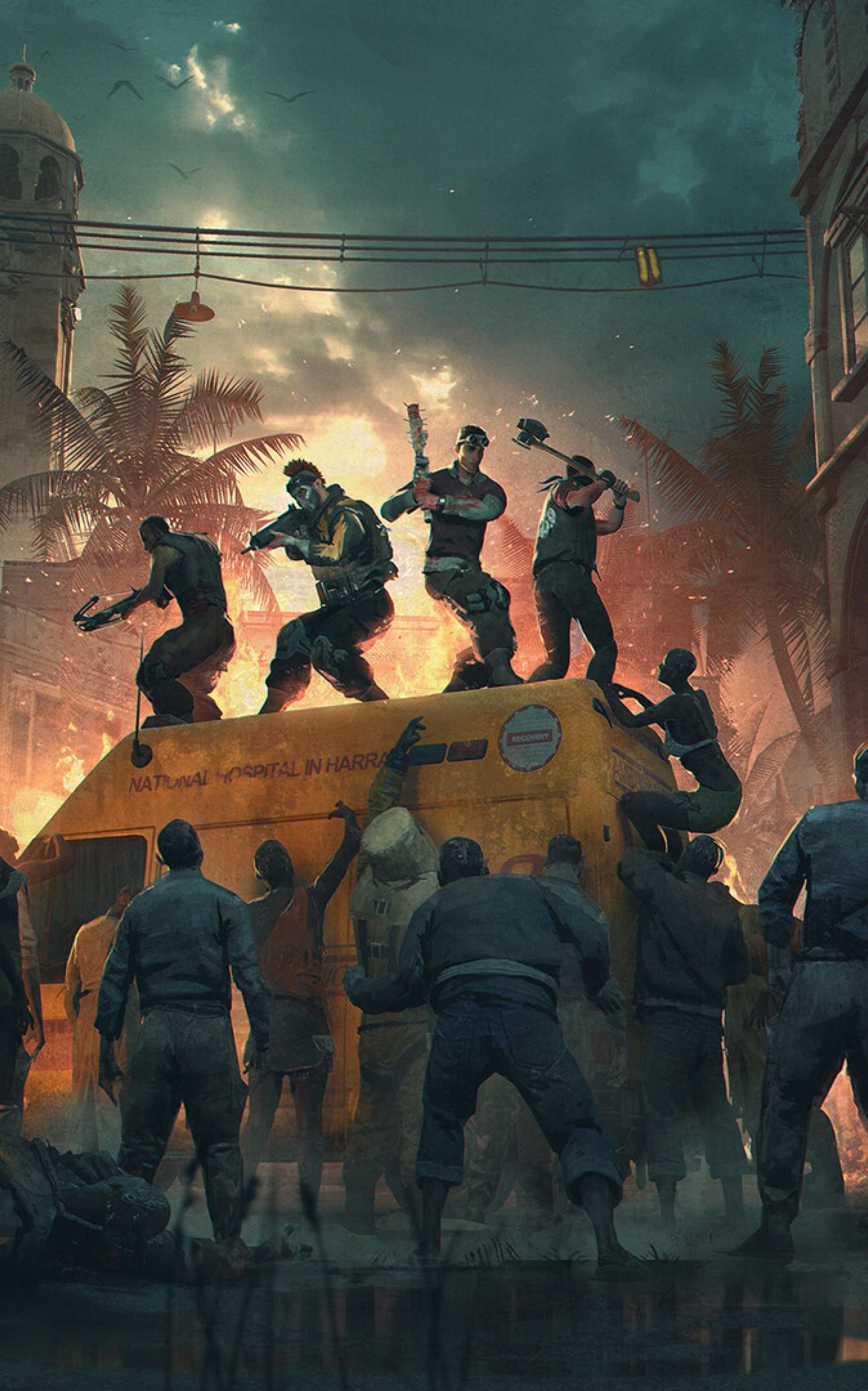 1848x2960 Dying Light vs Zombies 1848x2960 Resolution Wallpaper, HD ...