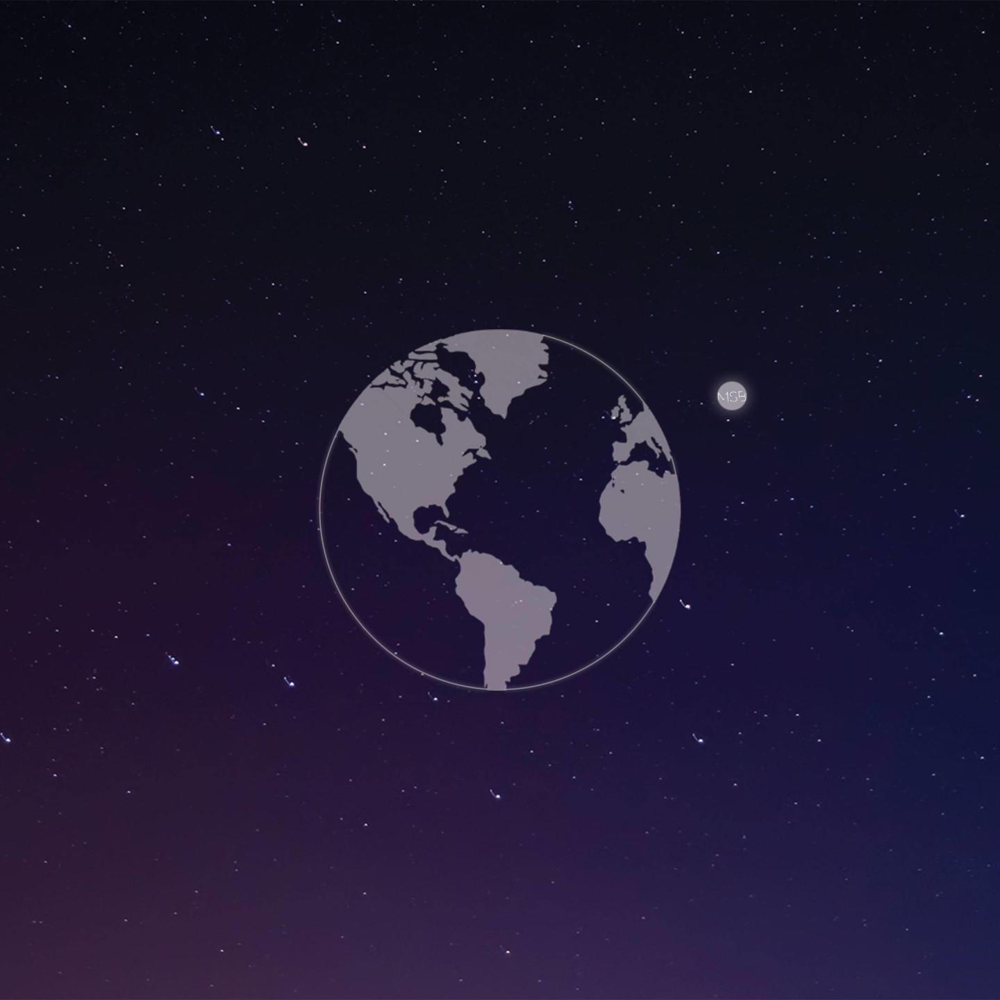 1440x1440 Resolution Earth & Moon Artistic Minimal 1440x1440 Resolution ...