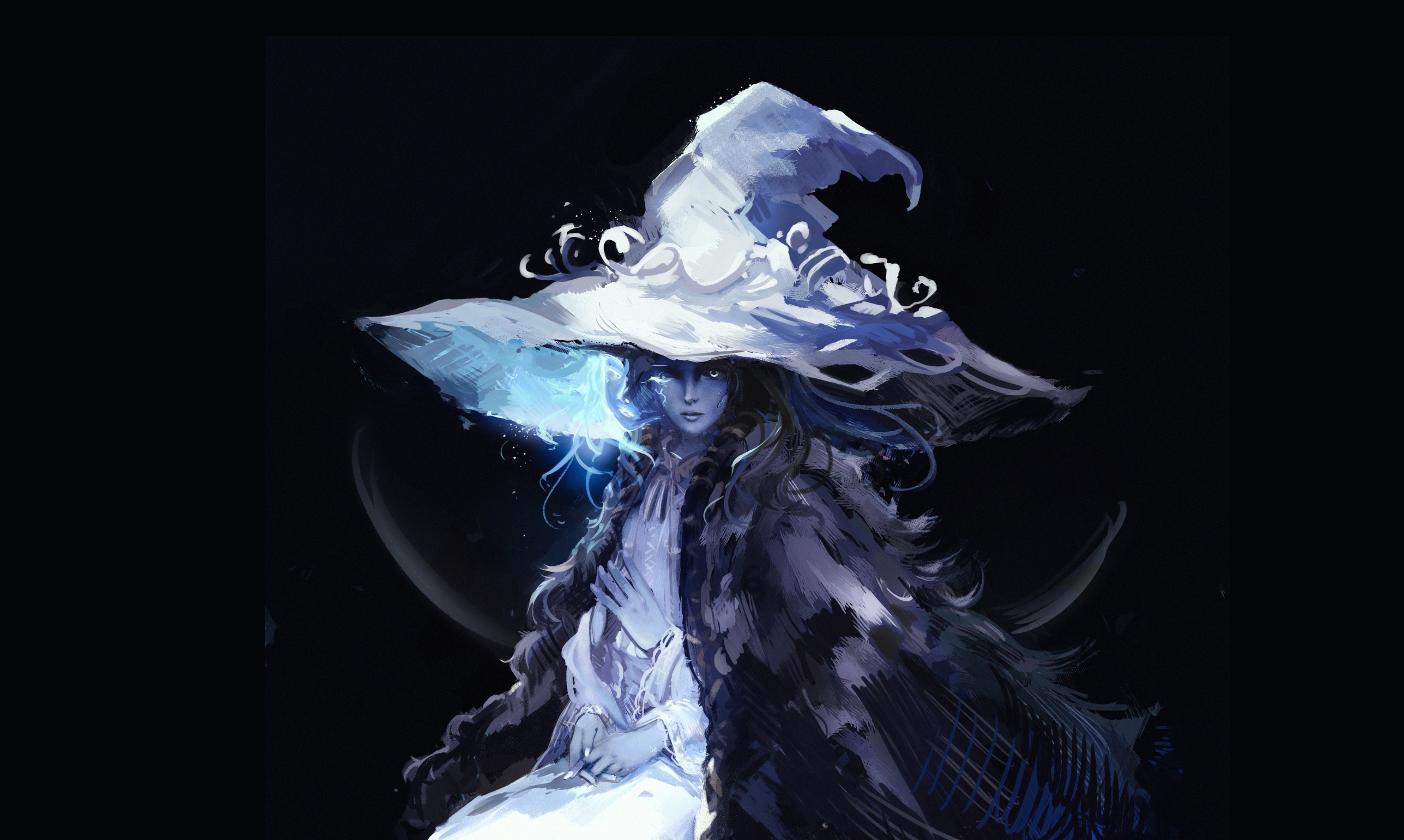 3840x2300 Resolution Elden Ring HD Ranni the Witch Digital 4K Art ...