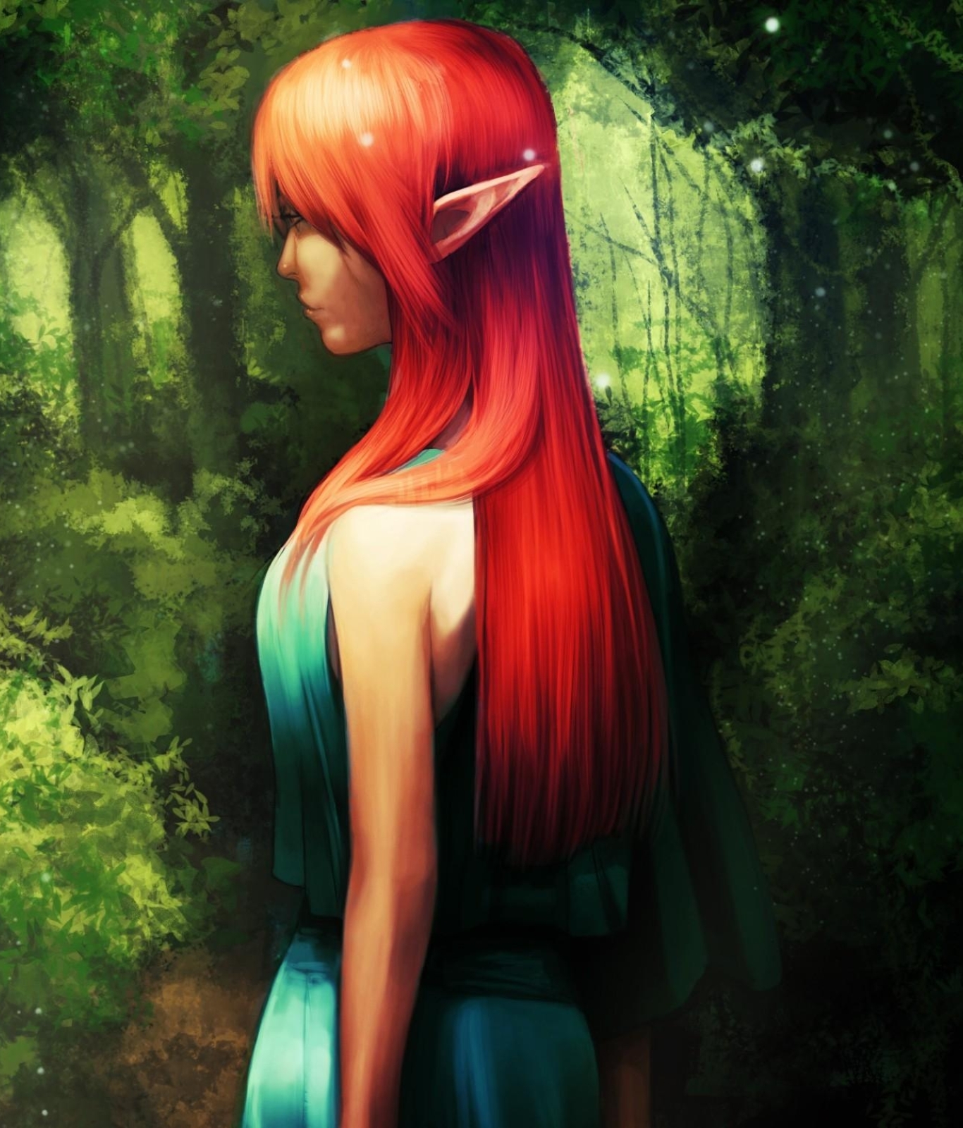 1366x1600 Resolution elf, girl, forest 1366x1600 Resolution Wallpaper ...