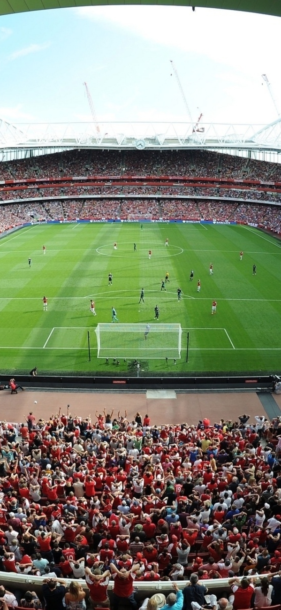 1080x2340 emirates stadium, stadium, emirates 1080x2340 Resolution ...