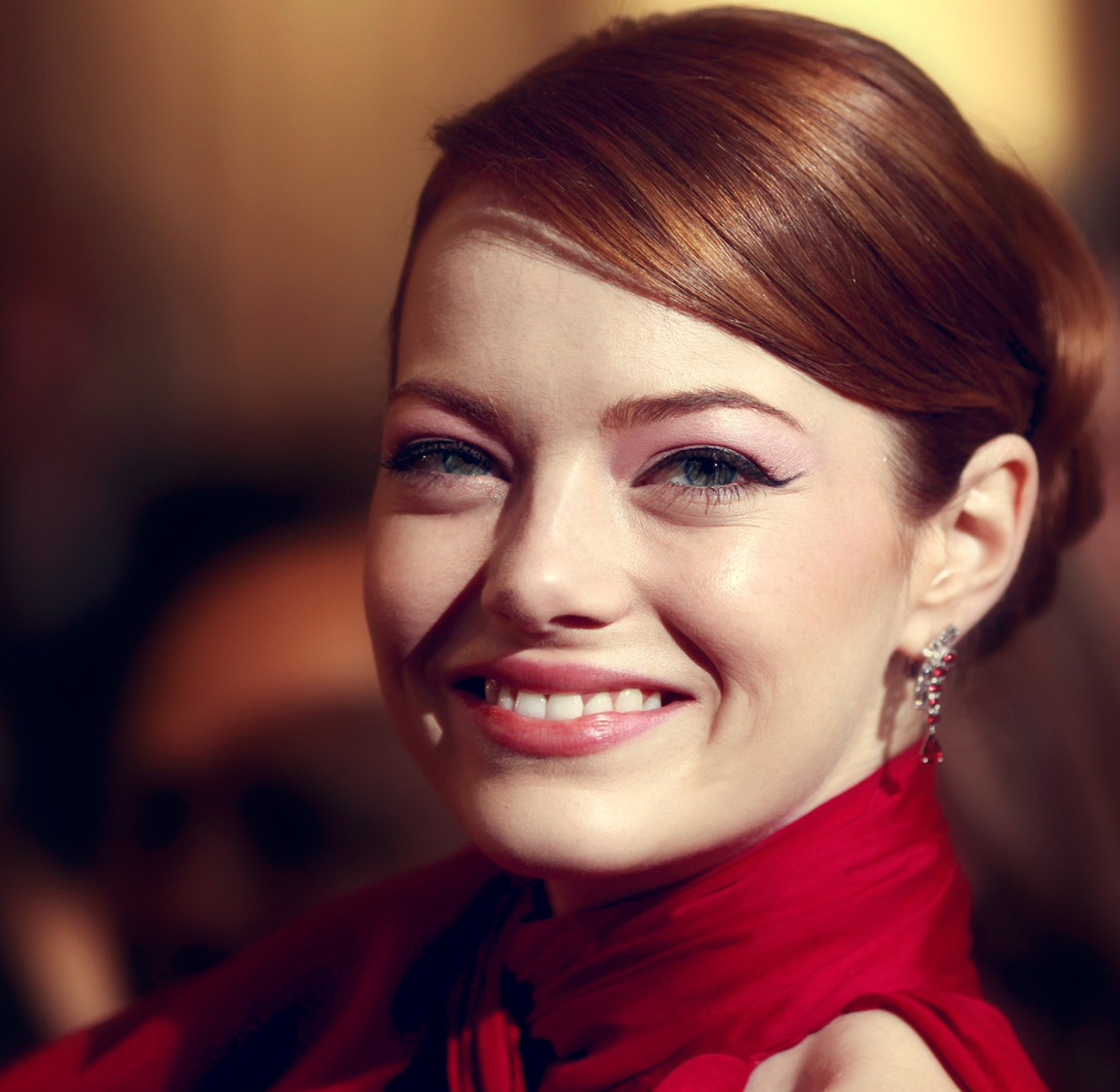 2460x2400 Resolution Emma Stone Pretty smile wallpaper 2460x2400 ...