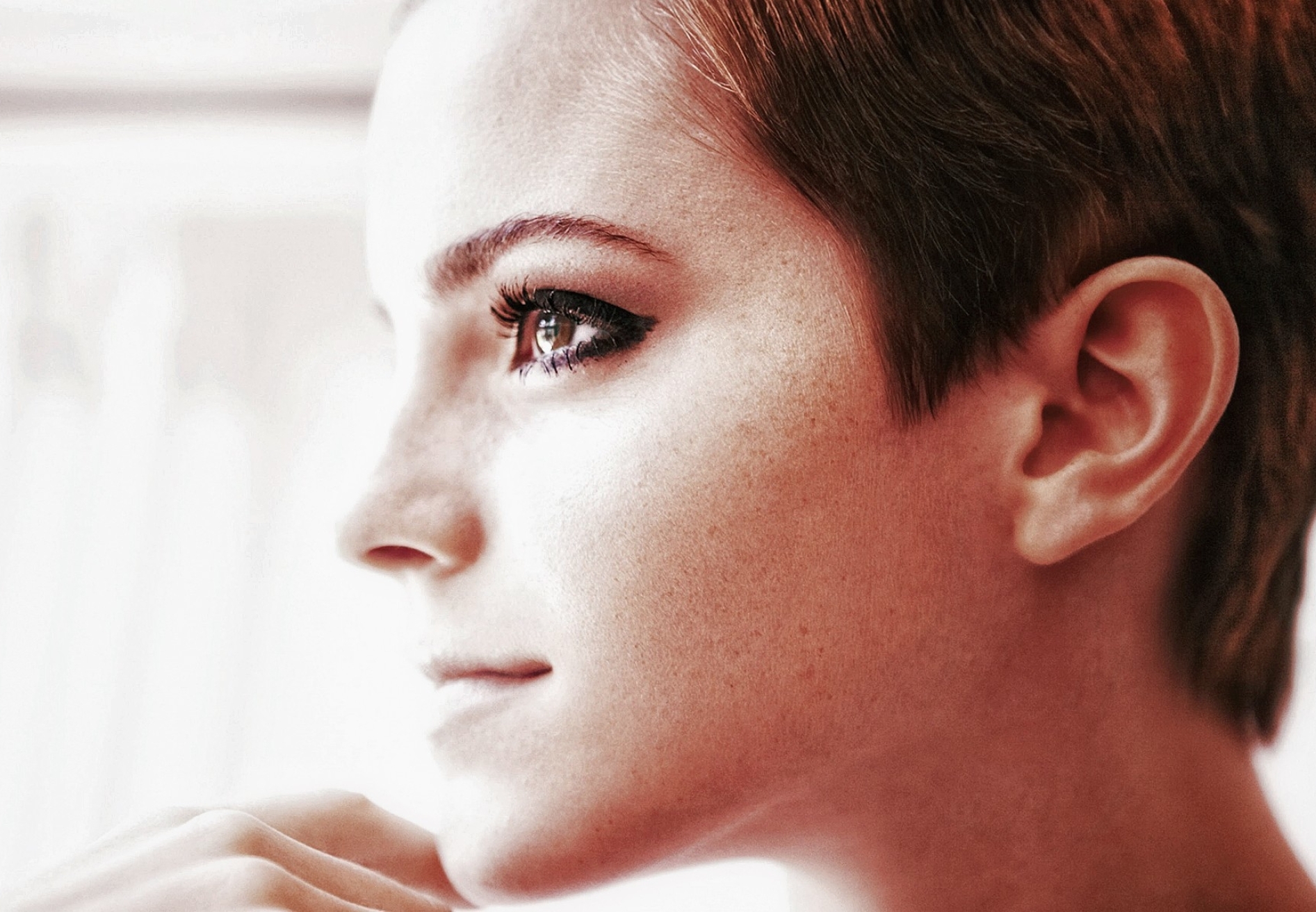1893x1313 Resolution emma watson, brunette, profile 1893x1313 ...