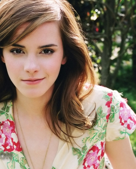 476x592 Resolution Emma Watson Flower Top 476x592 Resolution Wallpaper ...