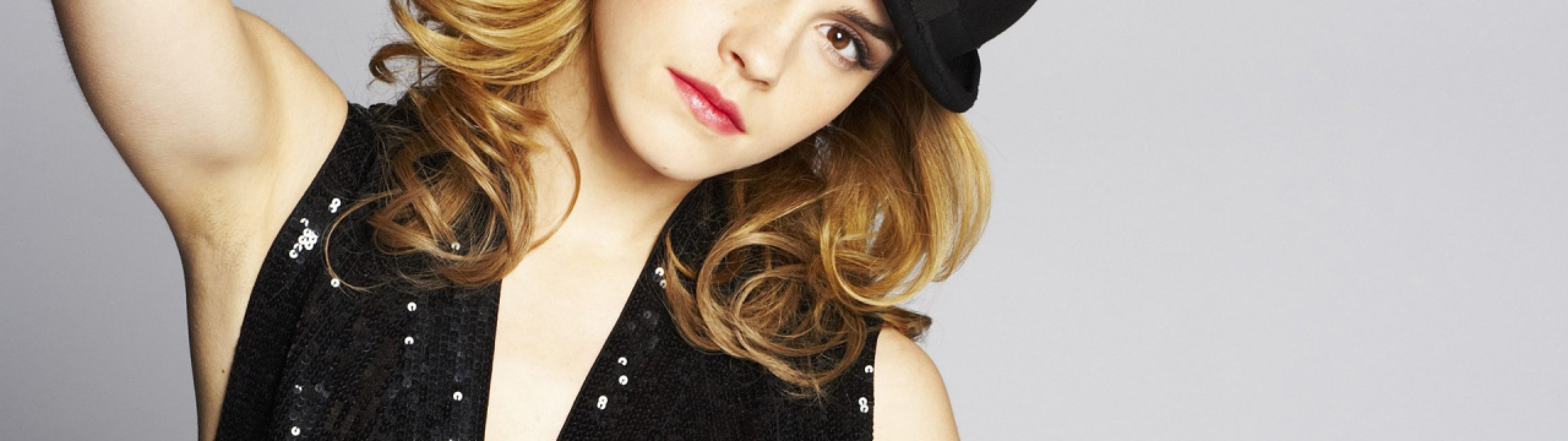 3840x1080 Emma Watson Hat Pic 3840x1080 Resolution Wallpaper, HD ...