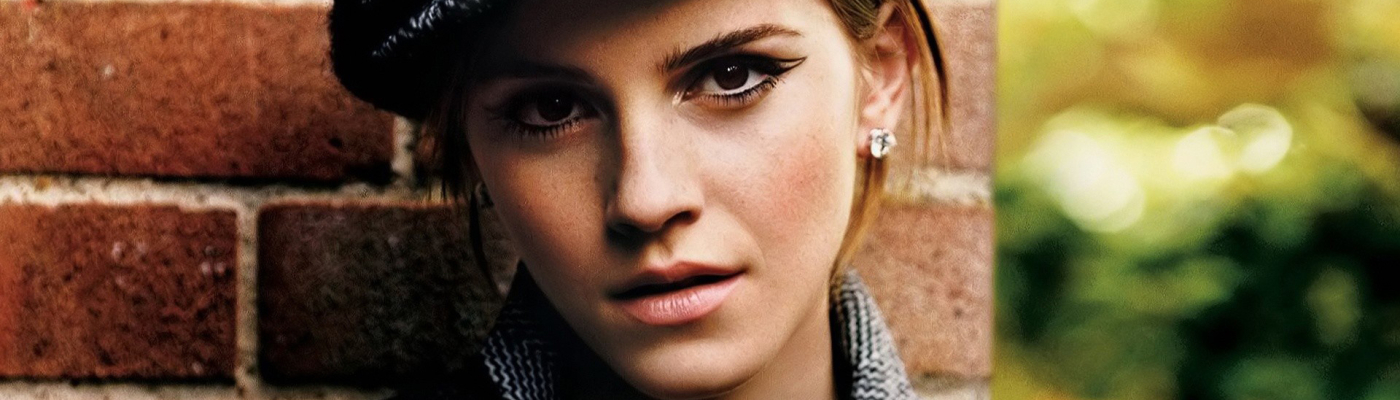 1400x400 Resolution Emma Watson In Cap 1400x400 Resolution Wallpaper ...