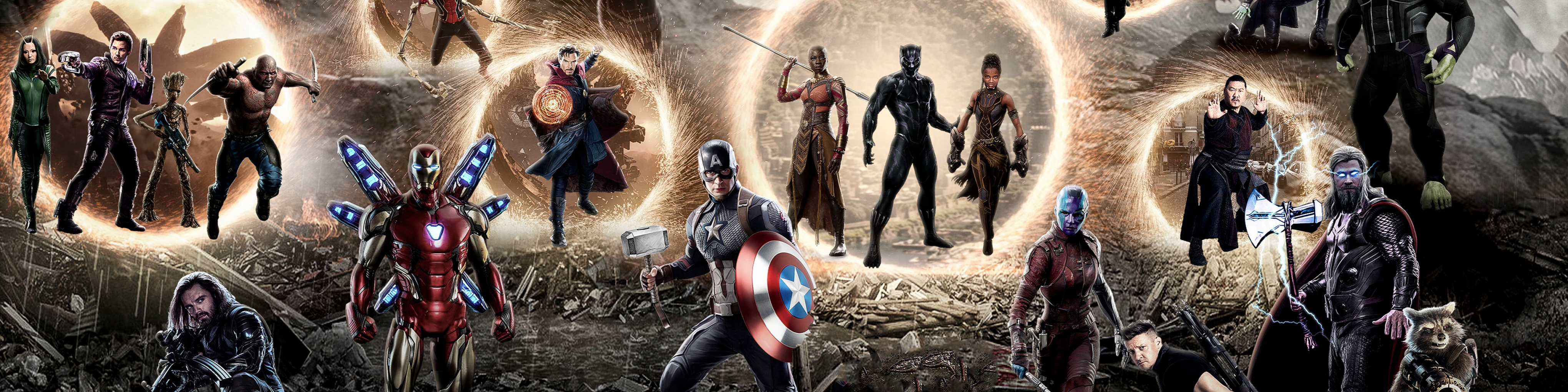 4080x1020 Resolution Endgame Final Battle Art 4080x1020 Resolution ...