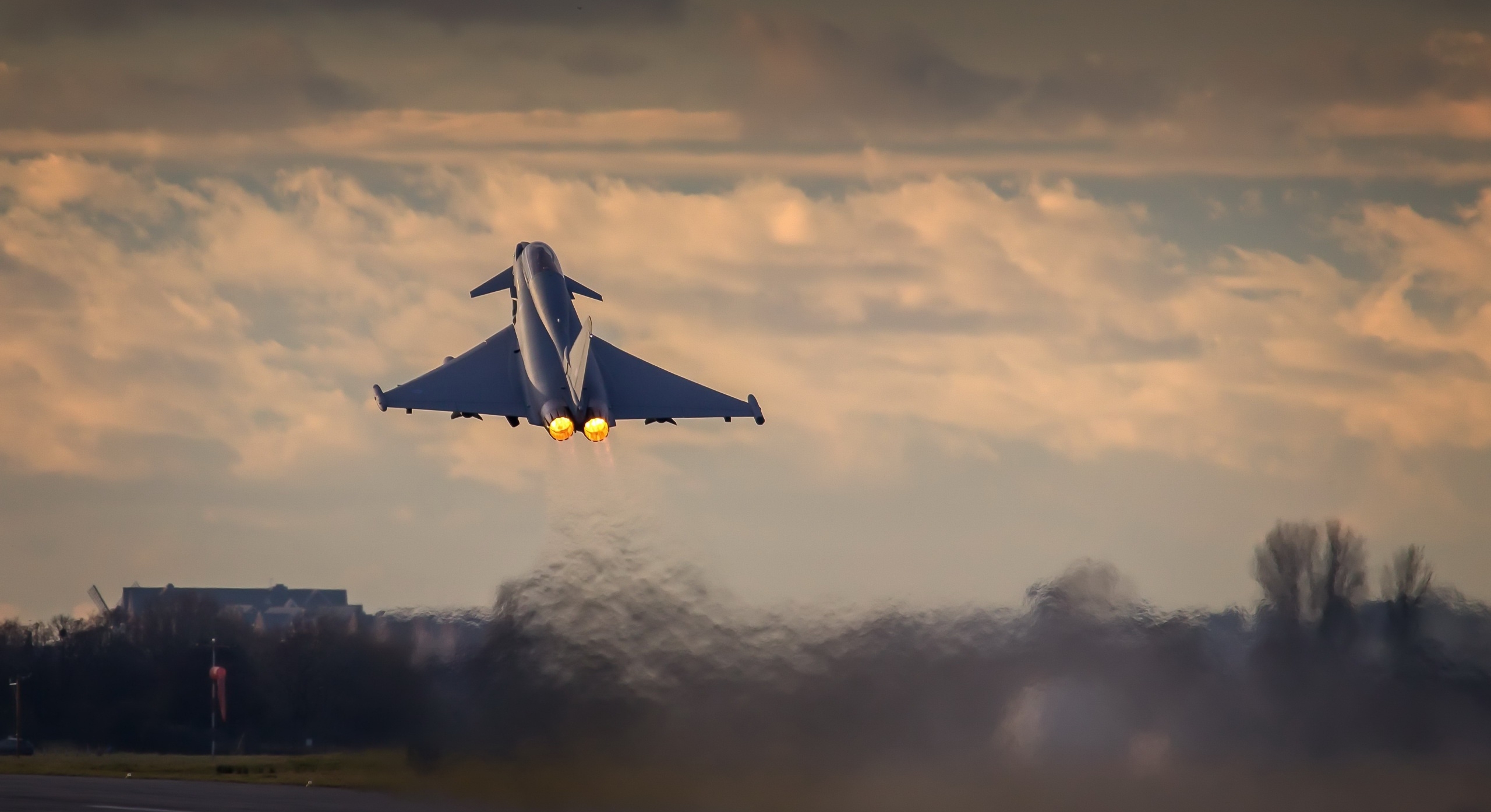 2560x1394 Resolution Eurofighter Typhoon Aircraft Warplane 2560x1394 ...
