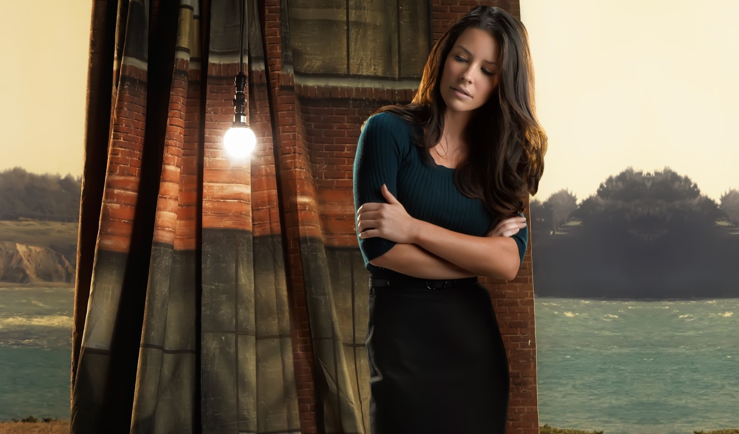 2450x1440 Resolution Evangeline Lilly Cute Wallpaper 2450x1440 ...