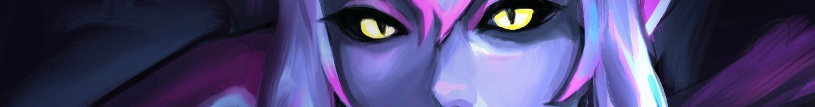 3400x450 Resolution Evelynn League Of Legends Illustration Art 3400x450 ...