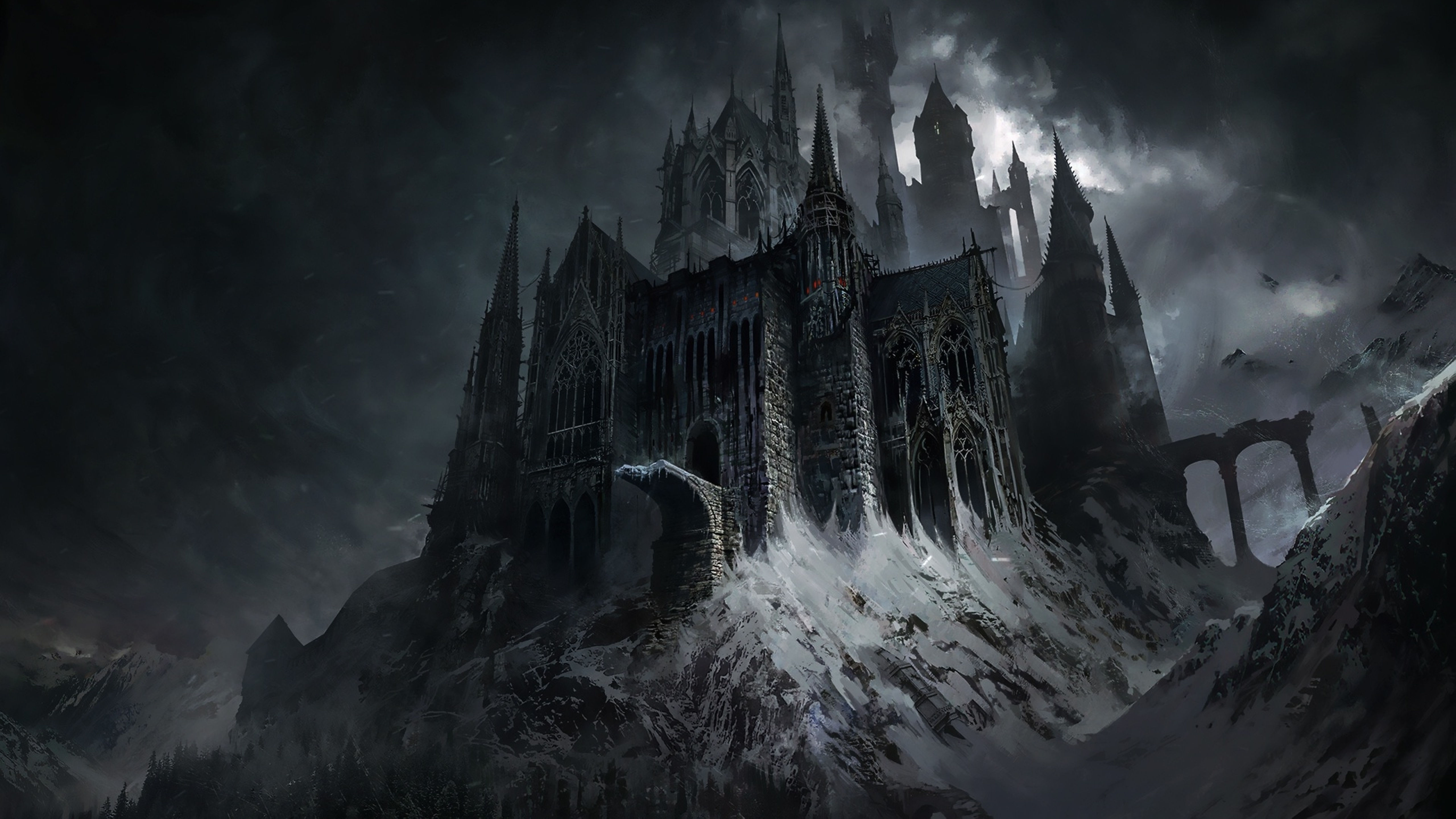 5120x2879 Resolution Evil Castle Dark Fantasy 5120x2879 Resolution ...