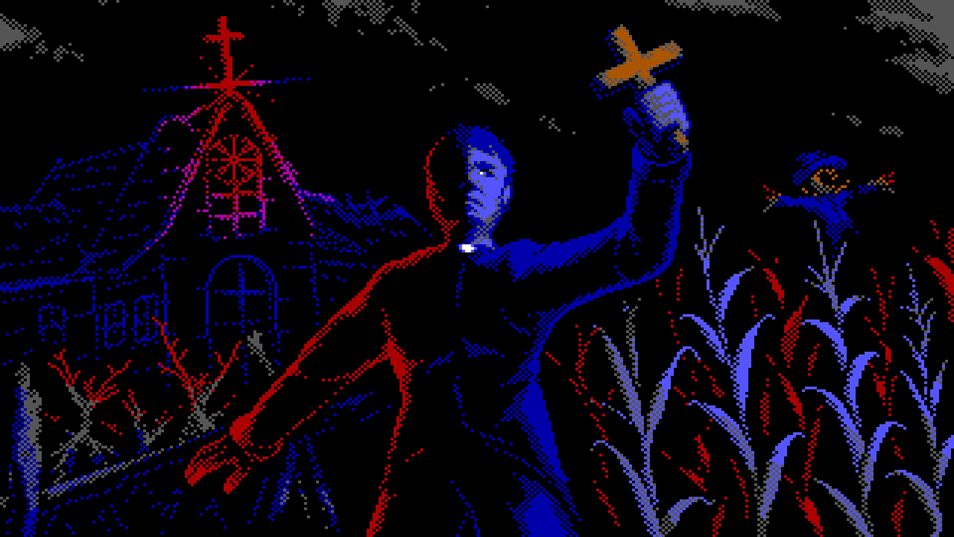 9999x9999 FAITH The Unholy Trinity Pixel Art 9999x9999 Resolution ...