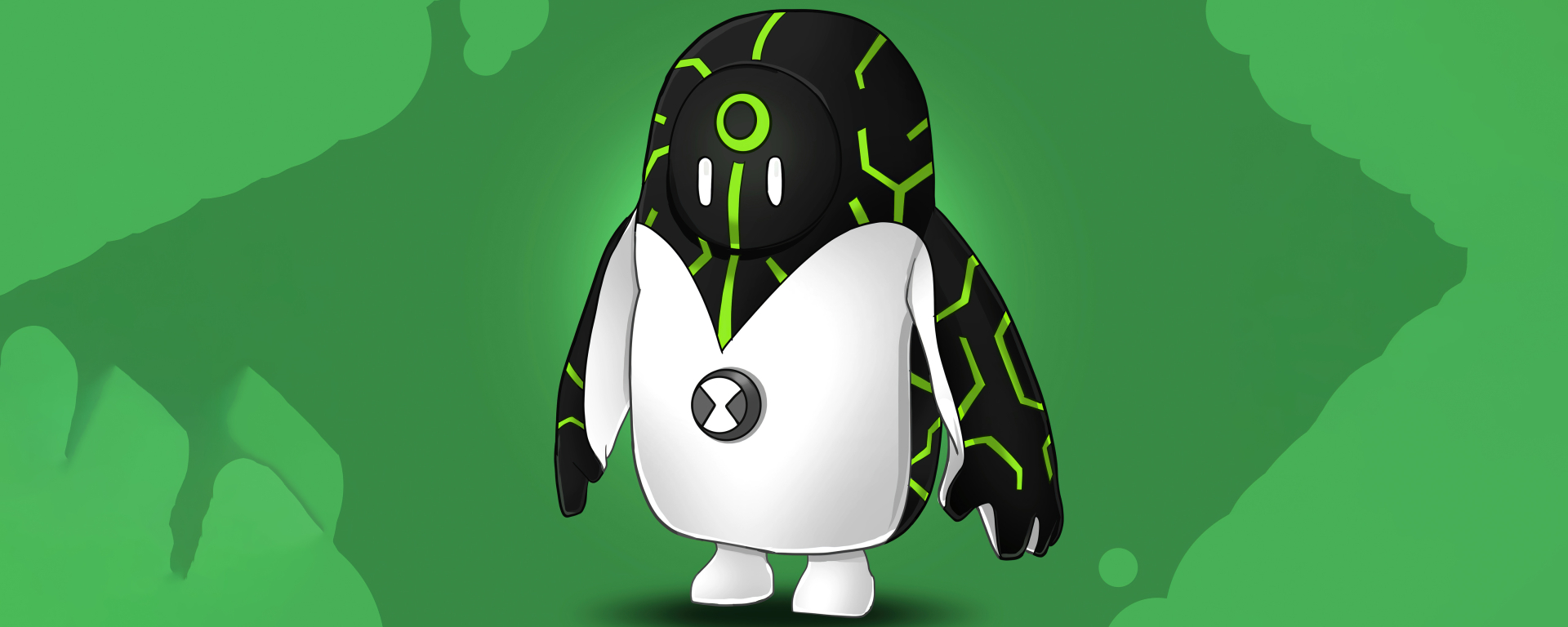 1920x768 Resolution Fall Guys X Ben 10 1920x768 Resolution Wallpaper ...