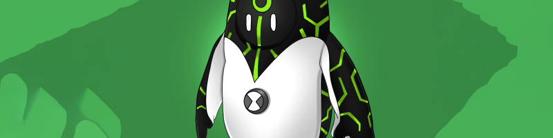 800x200 Resolution Fall Guys X Ben 10 800x200 Resolution Wallpaper ...
