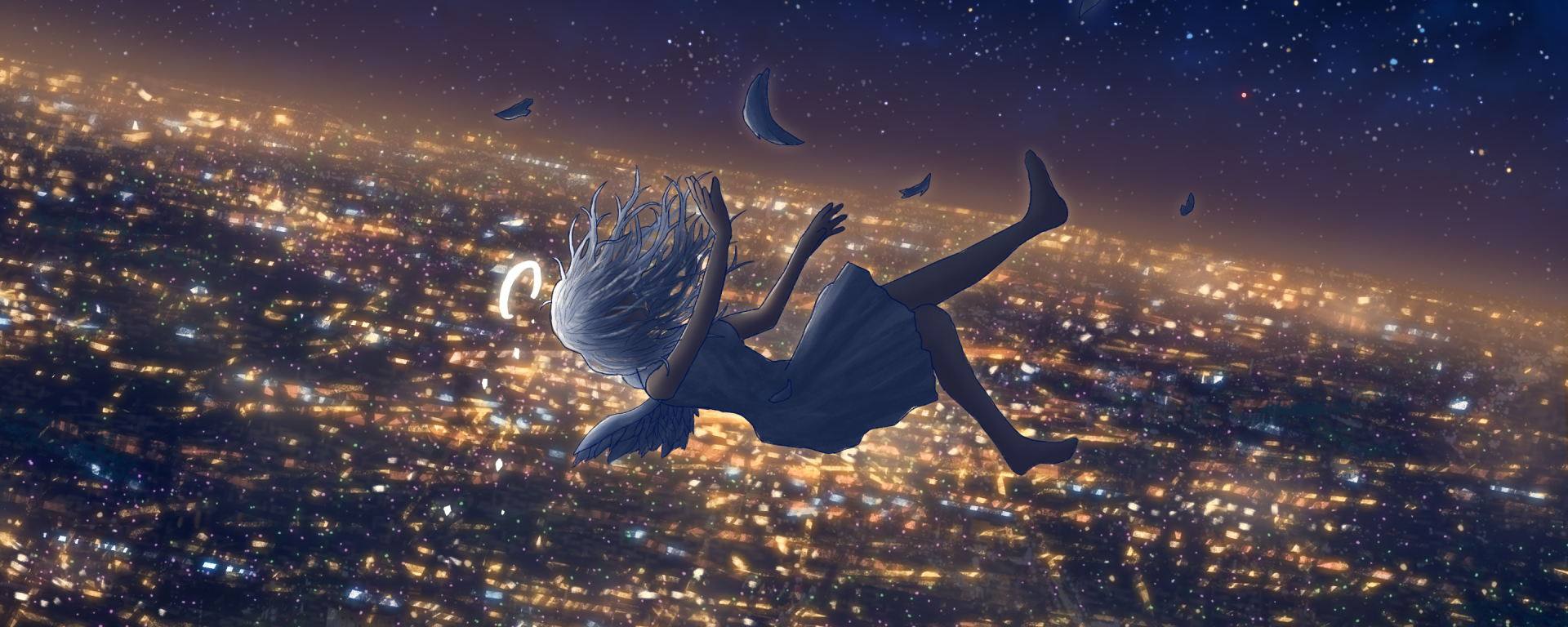 1920x768 Resolution Falling into The World HD 1920x768 Resolution ...