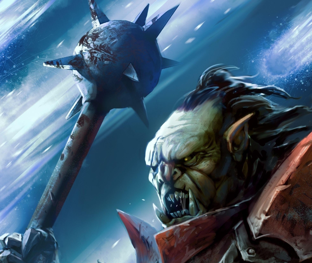 1280x1080 Resolution fangs, orc, mace 1280x1080 Resolution Wallpaper ...