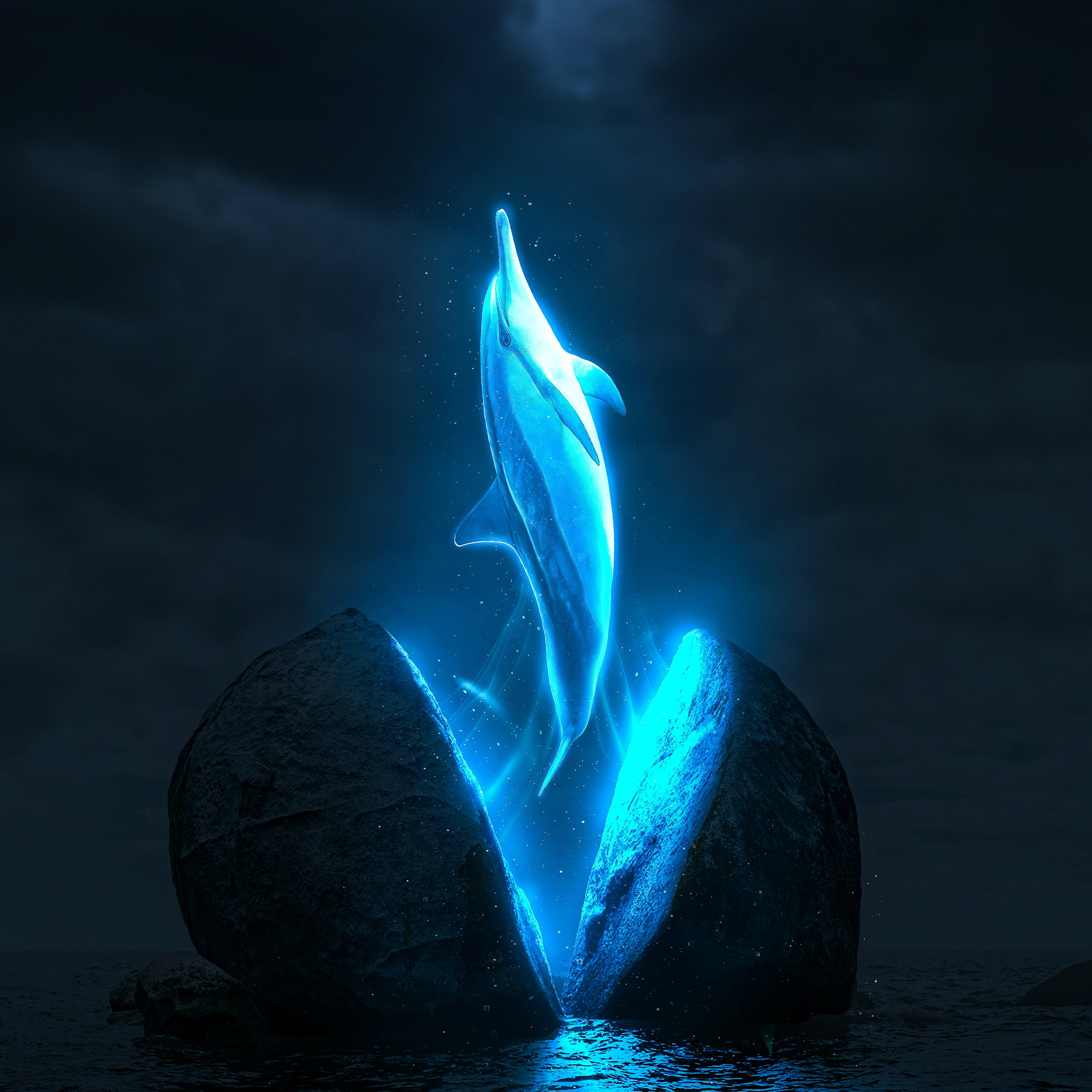 4000x4000 Resolution Fantasy Animal 4k Glowing 4000x4000 Resolution ...