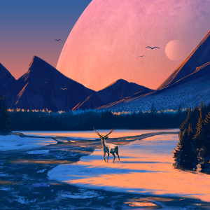 300x300 Resolution Fantasy Forest Art 300x300 Resolution Wallpaper ...