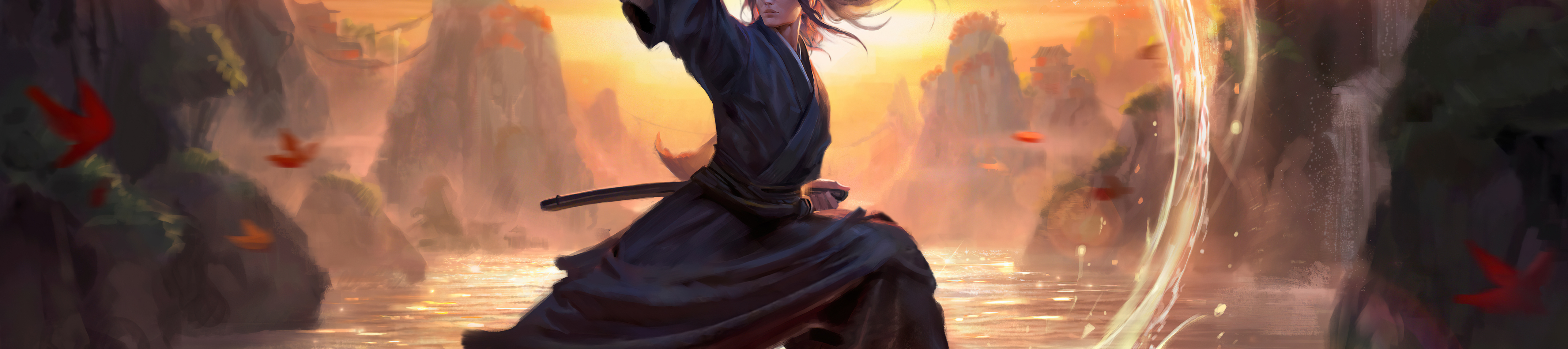 5120x1140 Resolution Fantasy Samurai 4k Cool Art 5120x1140 Resolution ...